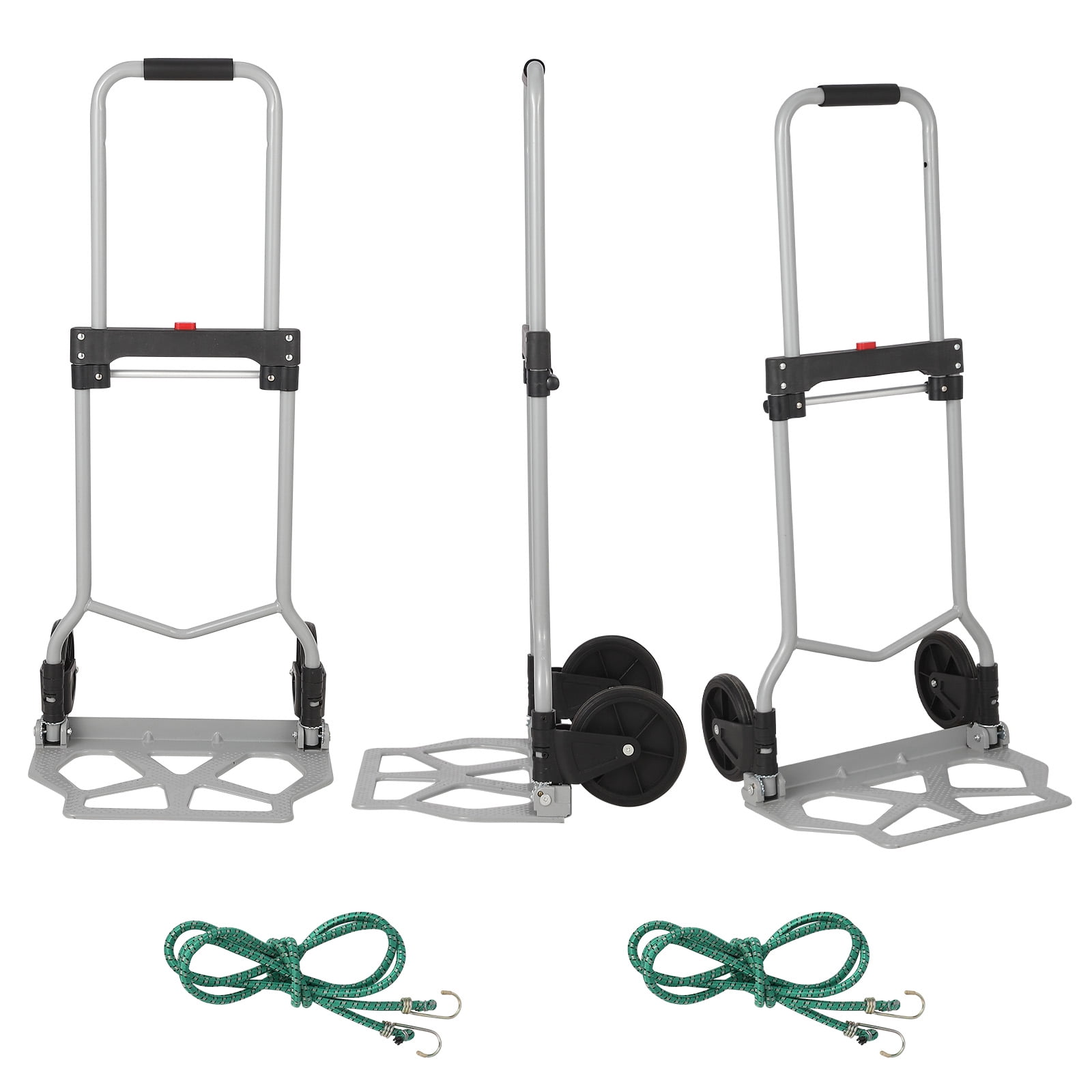 Folding Hand Truck Portable Foldable Dolly Cart, Lightweight Portable ...