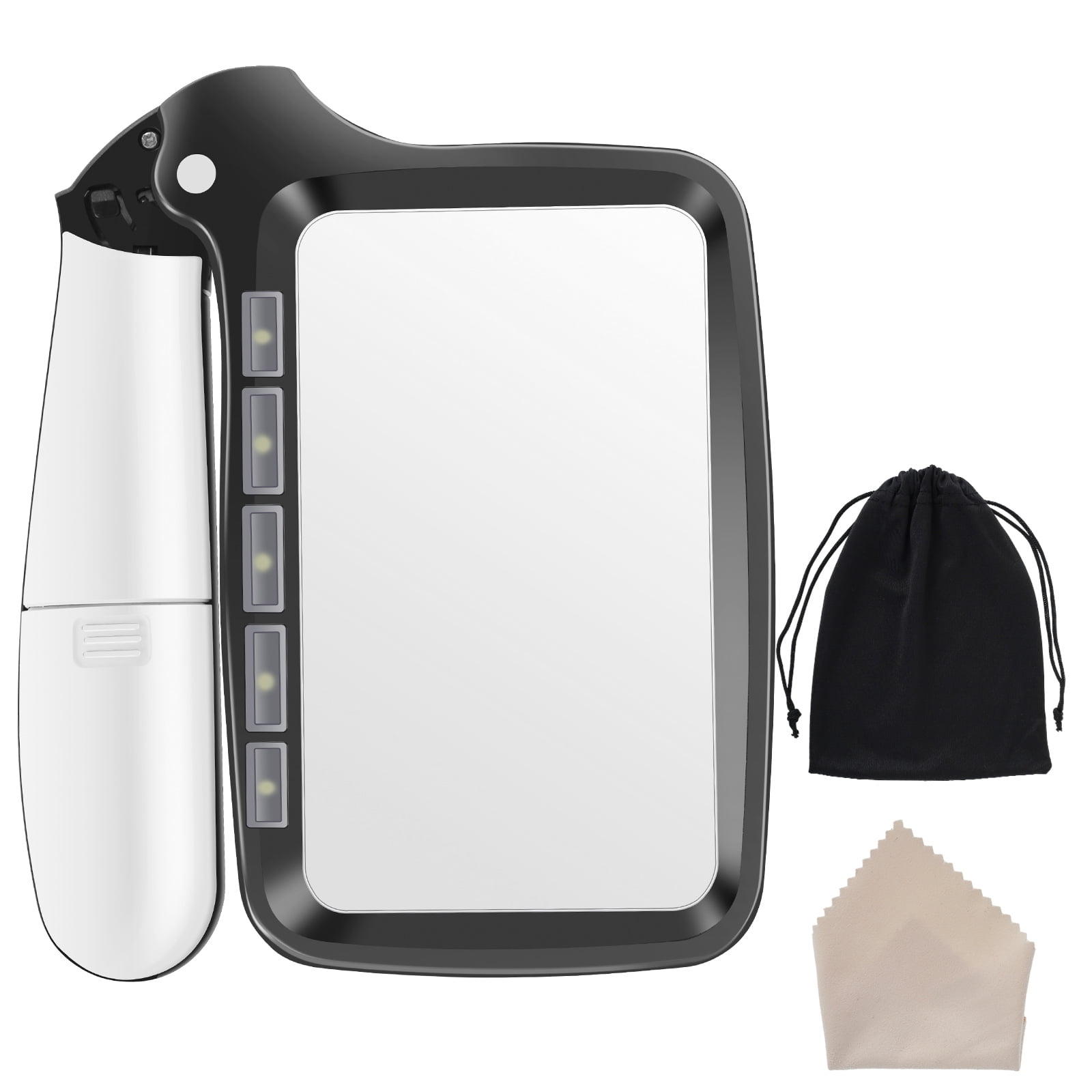 Folding Handheld Magnifying Glass ABS Rectangle Reading Magnifier ...