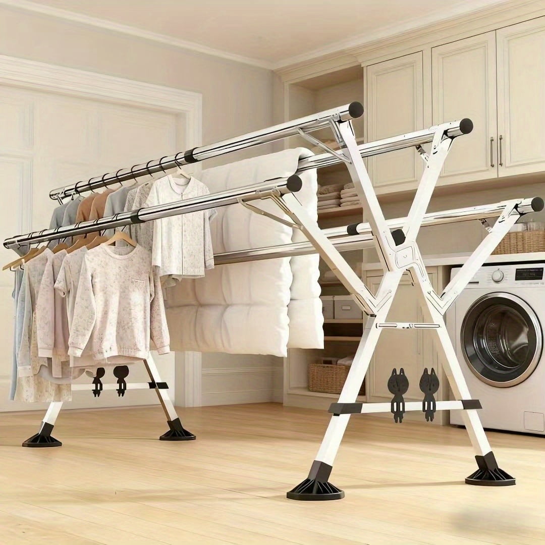 Folding Hanger, Stand Hanger, Folding Stand Hanger, Clothing Rack ...
