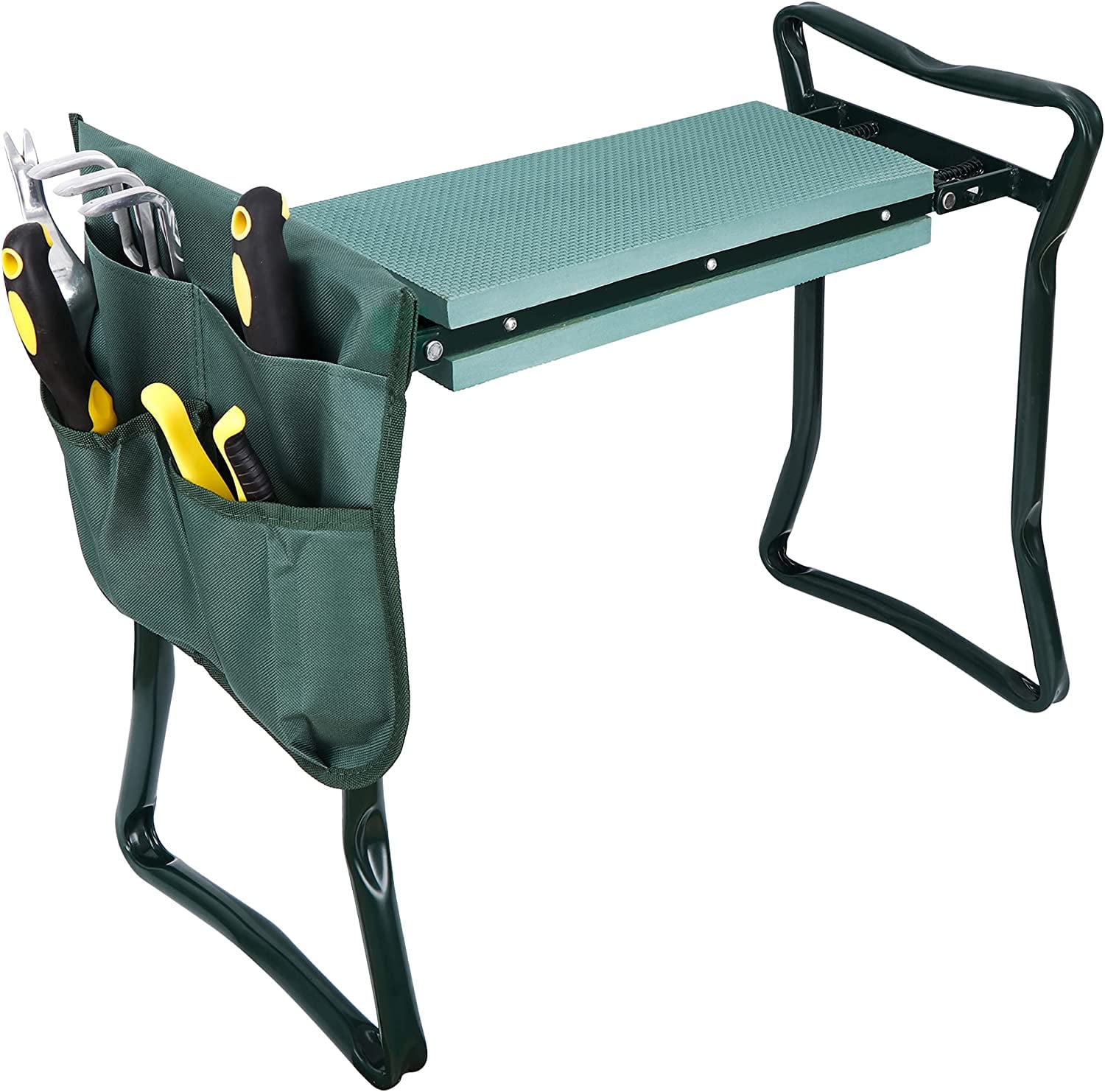 Folding Heavy Duty Garden Kneeler Bench Stool Kneeling Seat Bench Stool ...