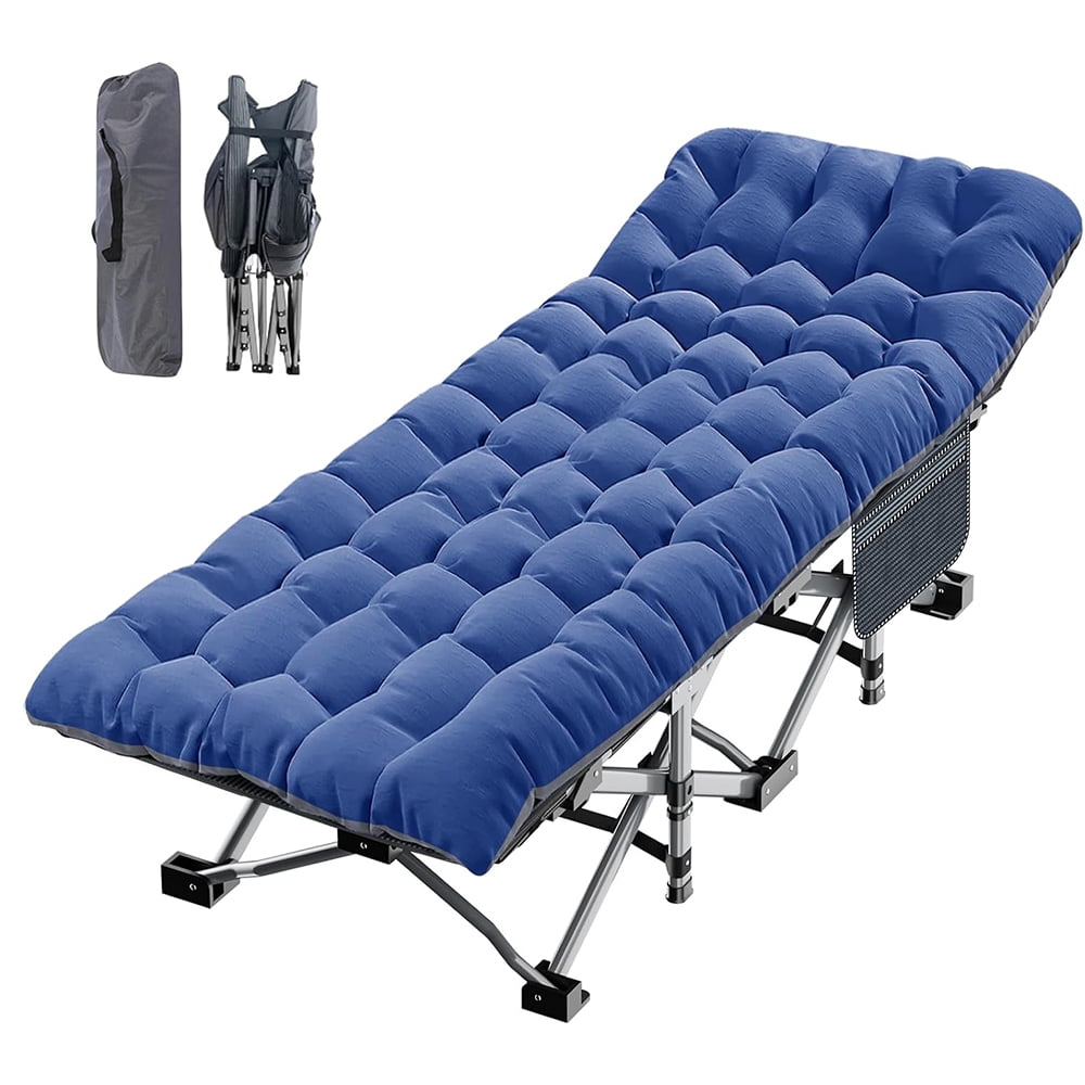 Folding Heavy Duty Sleepovers Bed, XXL Oversized Cot, 2-Layer with ...