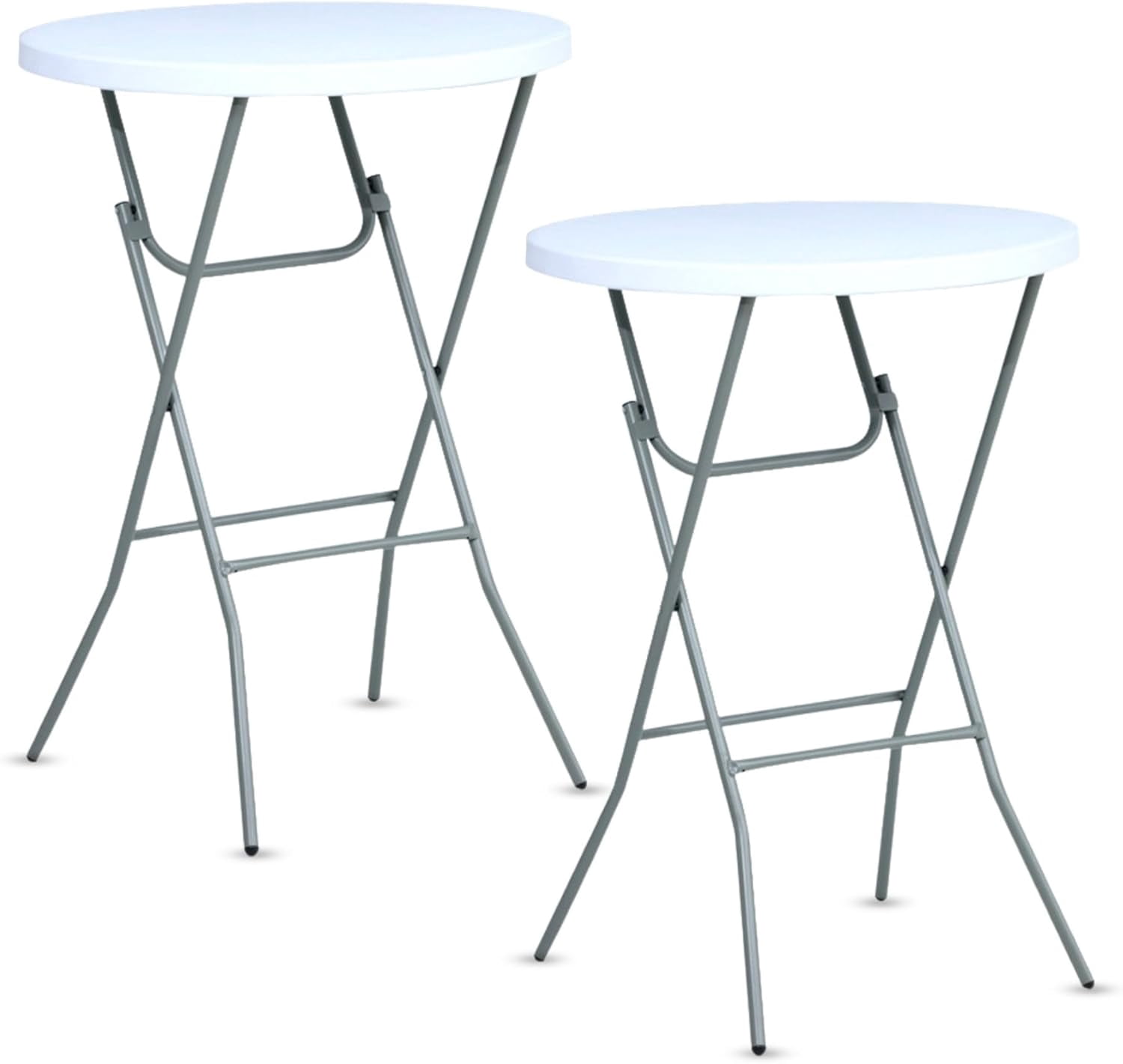Folding Height Tables Round Top Cocktail Tables for Indoor & Outdoor ...