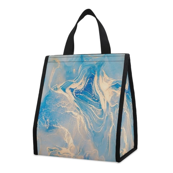 Folding Insulation Bag 10.2×6.3×10.6in Leakproof Easy To Clean Large ...