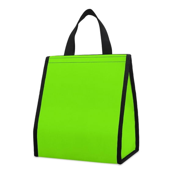 Folding Insulation Bag 10.2×6.3×10.6in Leakproof Easy To Clean Large Capacity For Work Picnic ...