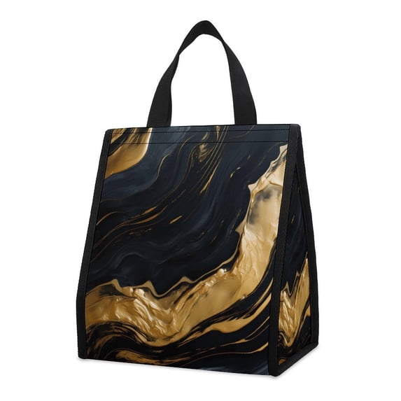 Folding Insulation Bag 10.2×6.3×10.6in Leakproof Easy To Clean Large ...