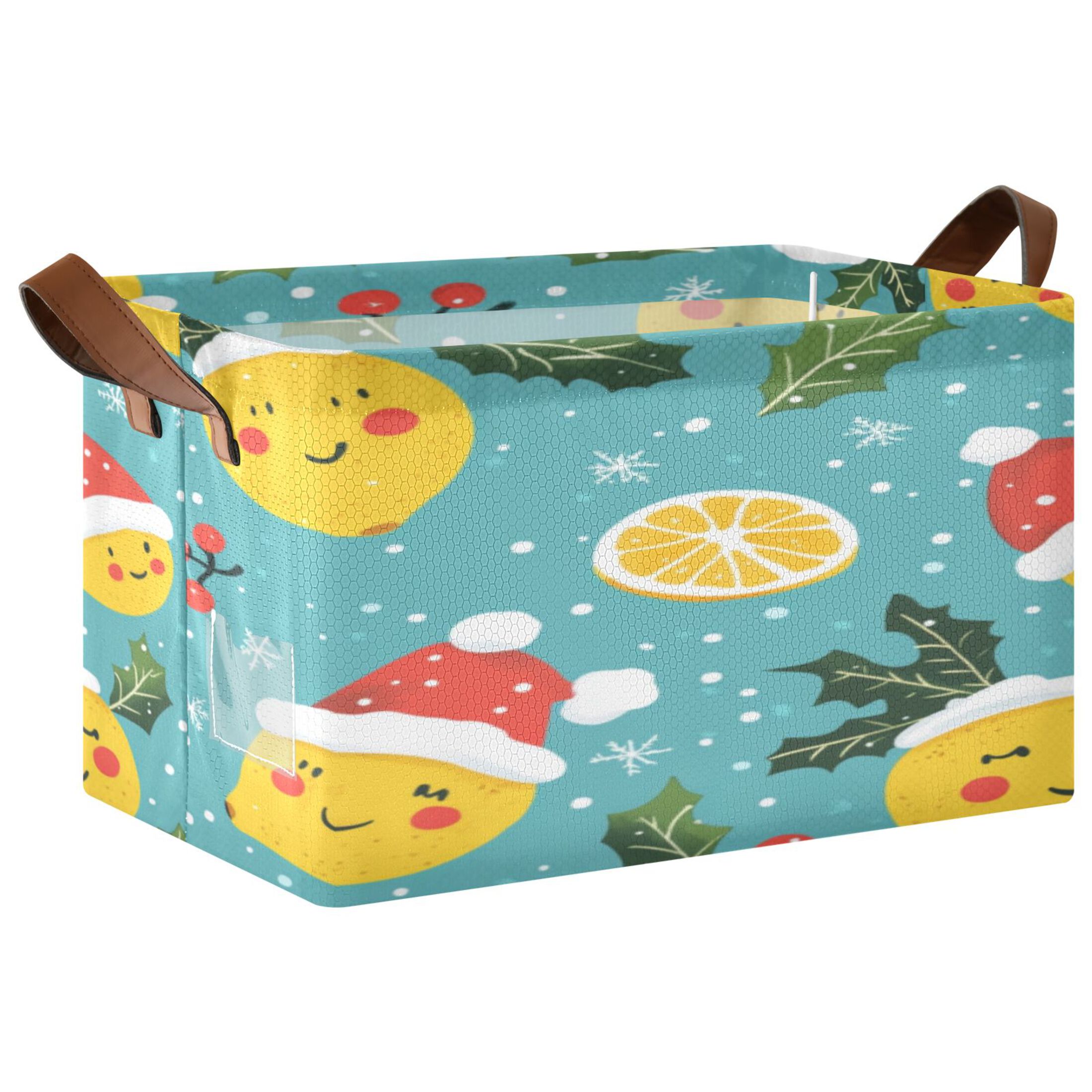 Folding Iron Frame Storage Basket 16.9*11.4*10Inch X1 Storage Basket ...