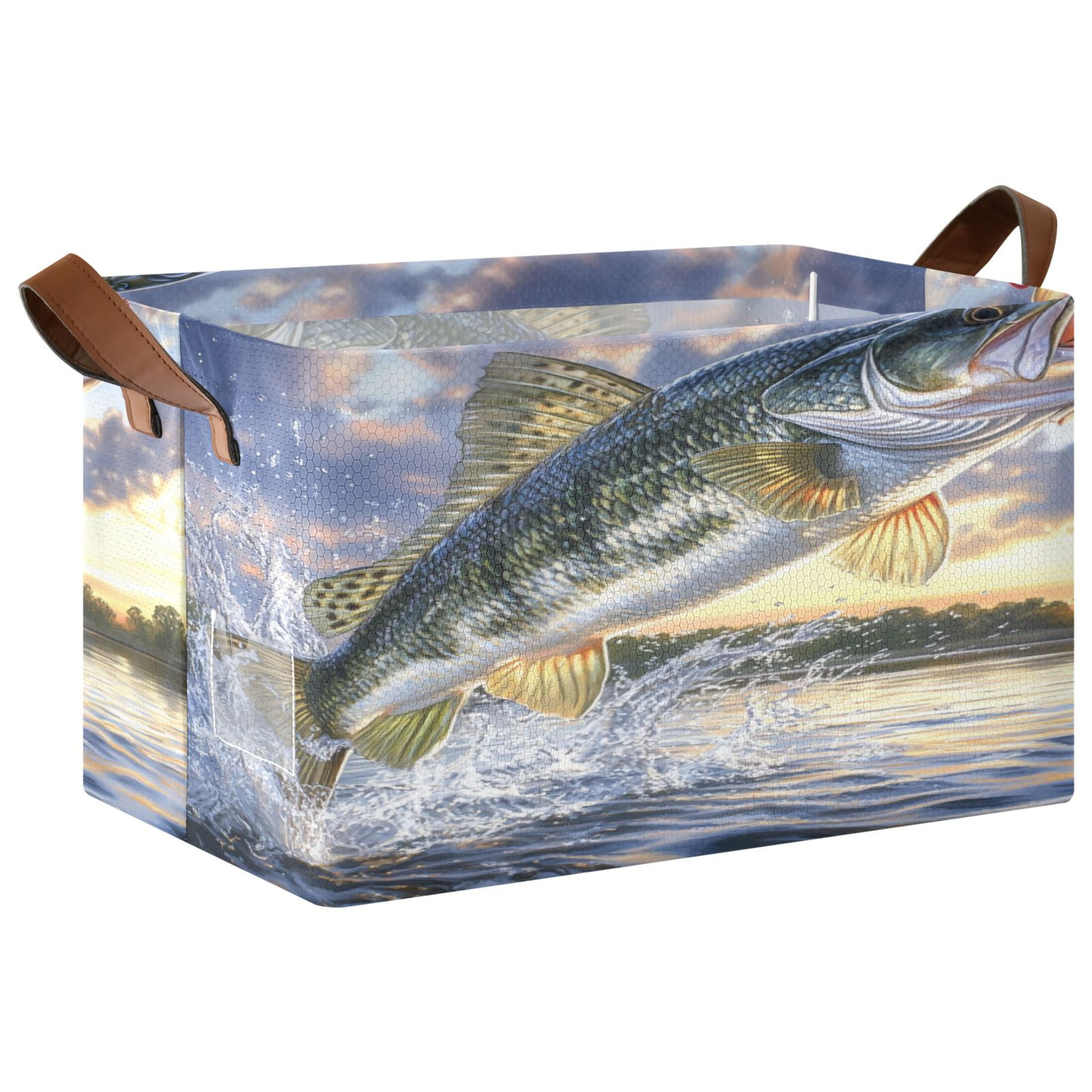 Folding Iron Frame Storage Basket 16.9*11.4*10Inch X1 Storage Basket ...