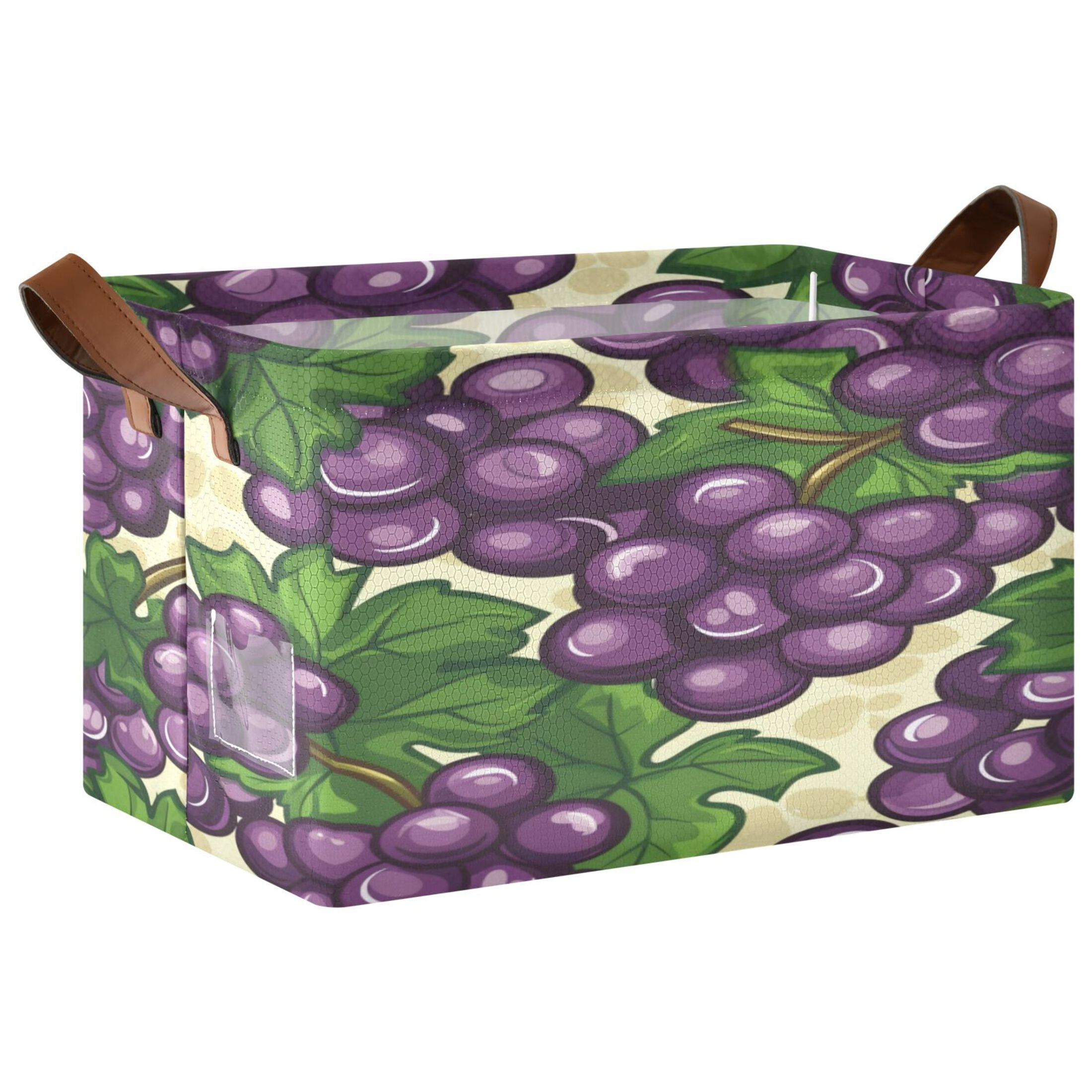 Folding Iron Frame Storage Basket 16.9*11.4*10Inch X2 Storage Basket ...