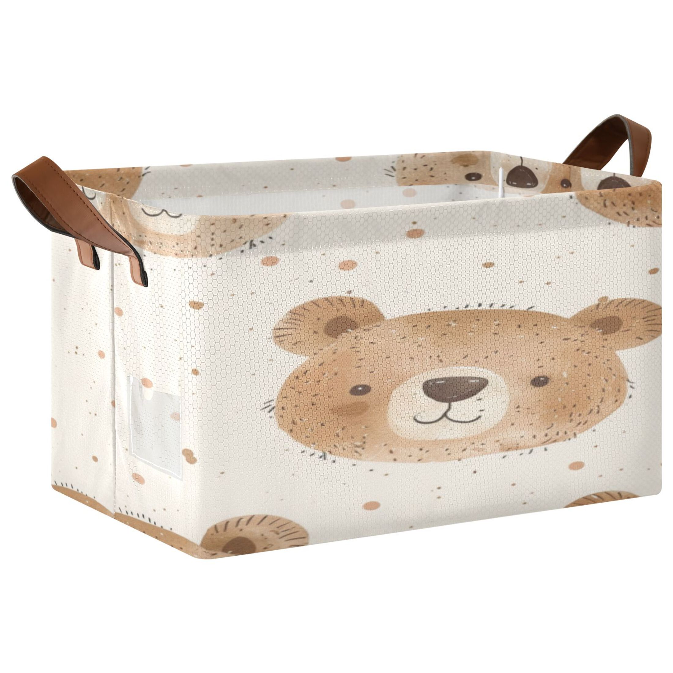 Folding Iron Frame Storage Basket 16.9*11.4*10Inch X2 Storage Basket ...