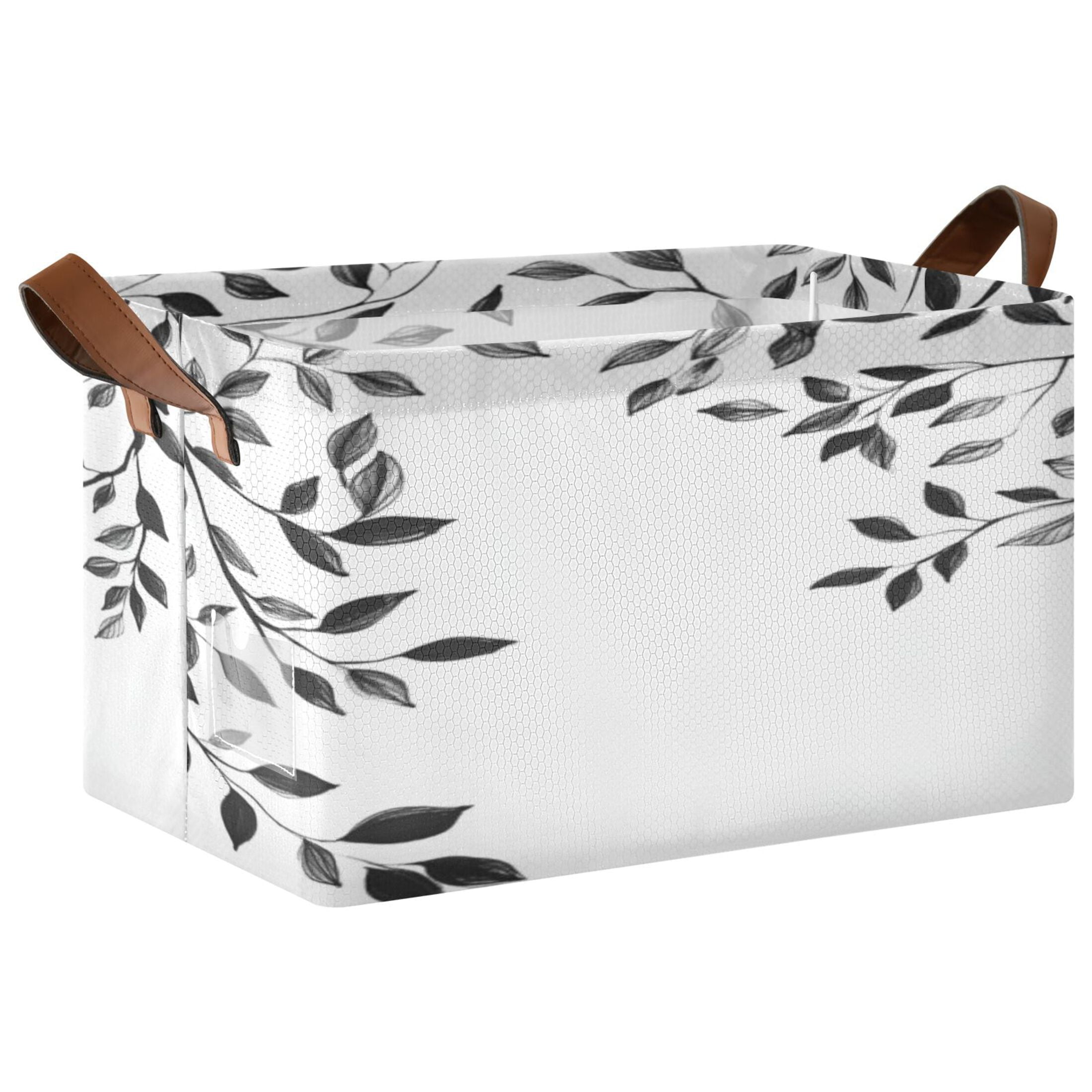 Folding Iron Frame Storage Basket 16.9*11.4*10Inch X2 Storage Basket ...