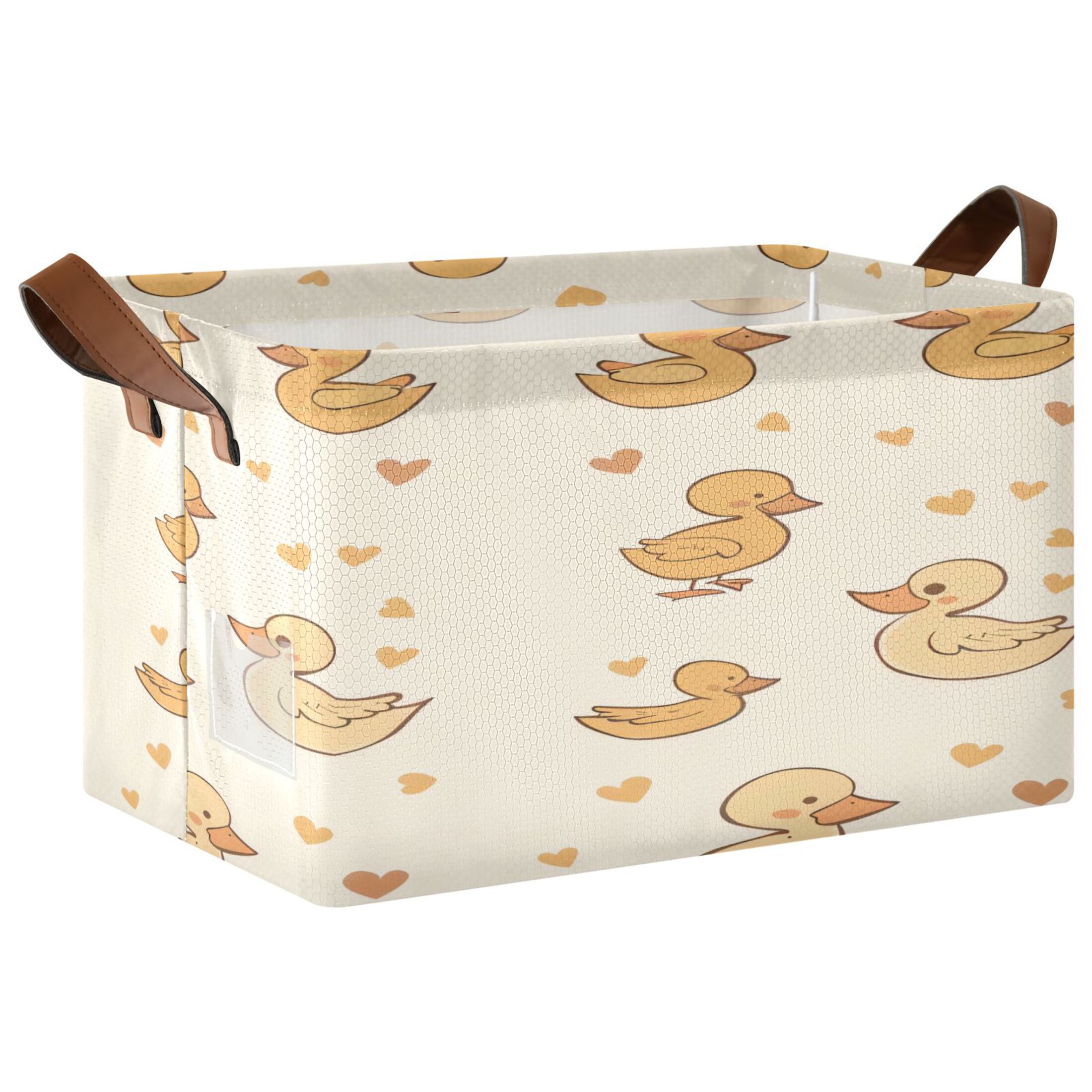 Folding Iron Frame Storage Basket 16.9*11.4*10Inch X2 Storage Basket ...