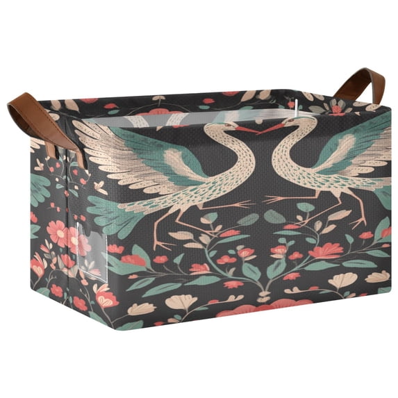 Folding Iron Frame Storage Basket Mediumx1 Storage Basket Open Home ...