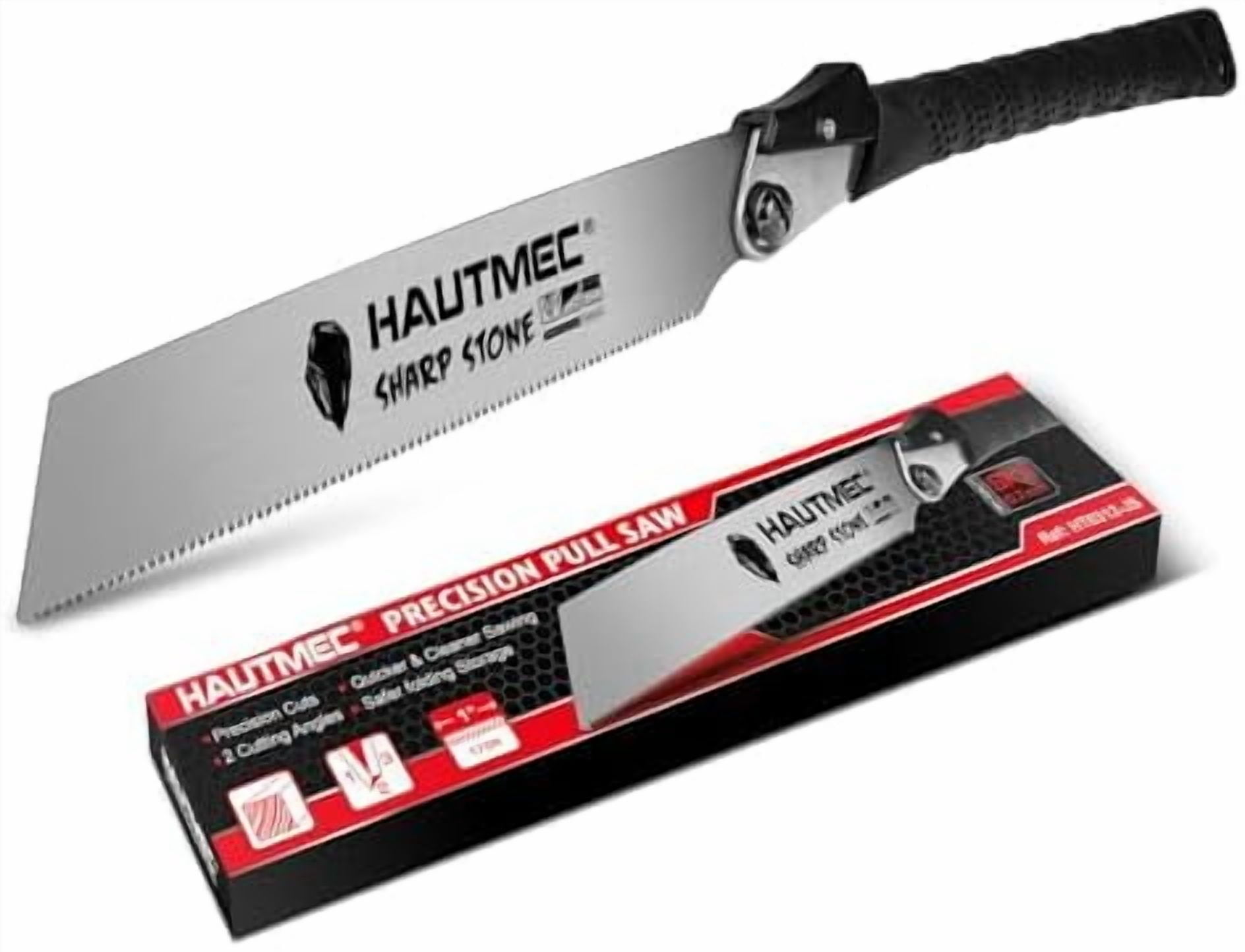 Folding Japanese Pull Saw, 9-Inch Hand Wood Saw with SK5 Blade, 17TPI ...