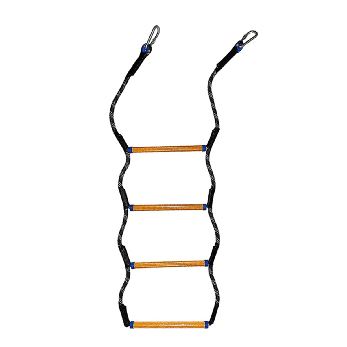 Folding Kayak Boat Rope Ladder 4-Steps Marine Rope Ladder Extension ...