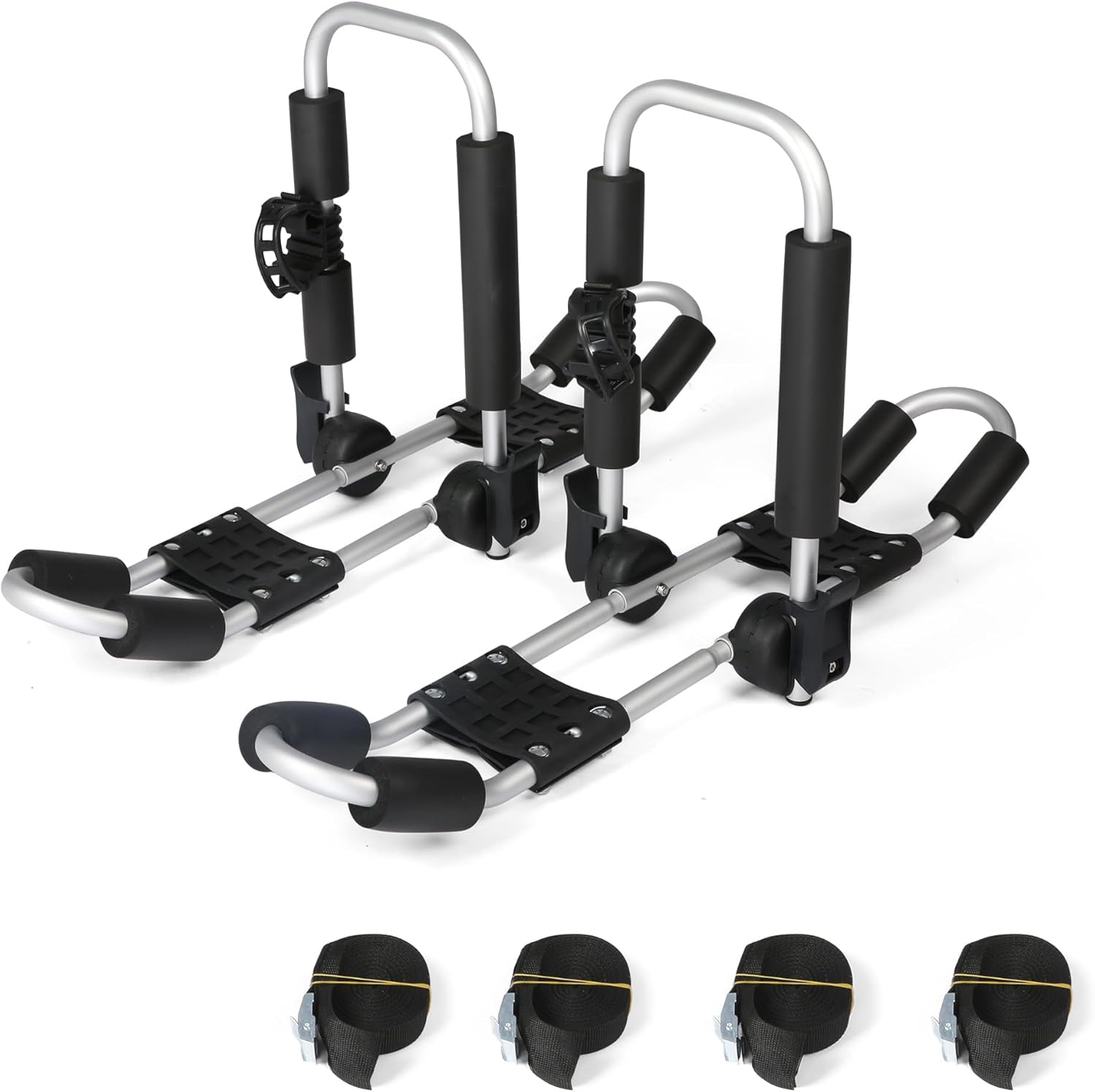 Folding Kayak Roof Carrier Rack for Canoe/SUP/Kayaks, Bilateral Car ...