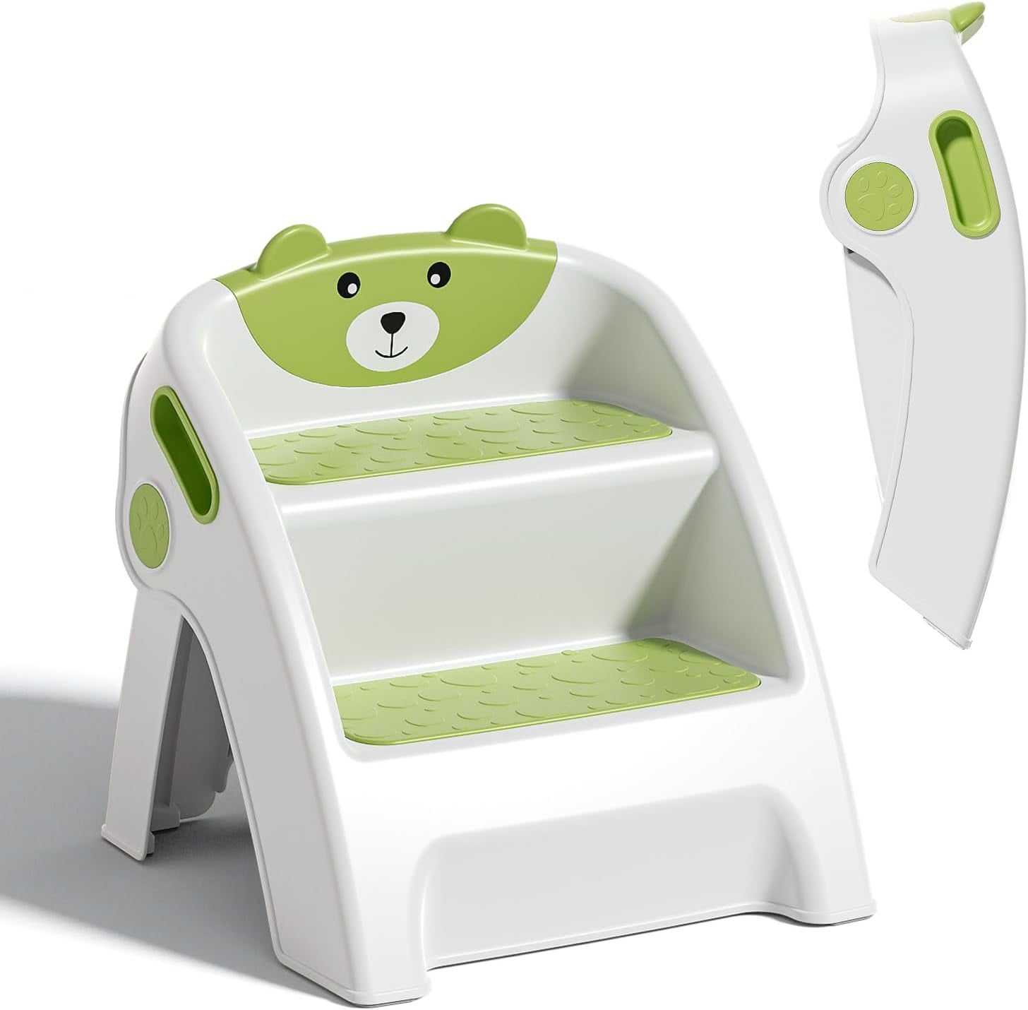 Folding Kids Step Stool for Bathroom and Potty Training,2.9lbs,Anti ...