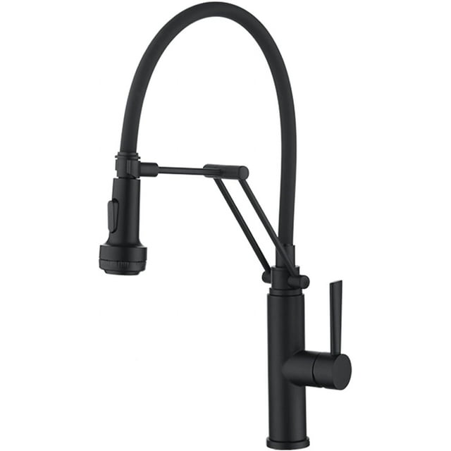 Folding Kitchen Faucet Pull Down Flexible Hose Kitchen Sink Faucet with ...