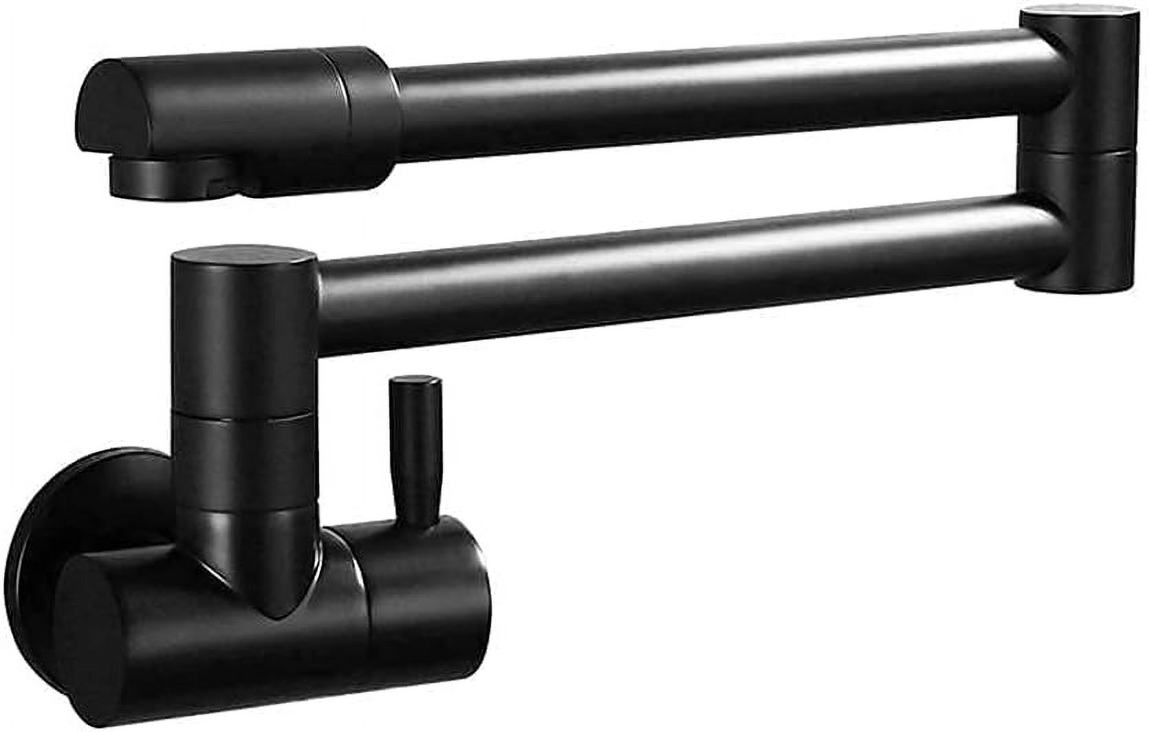 Folding Kitchen Faucet Single Cold Brass Wall-Mounted Single Handle 3 ...