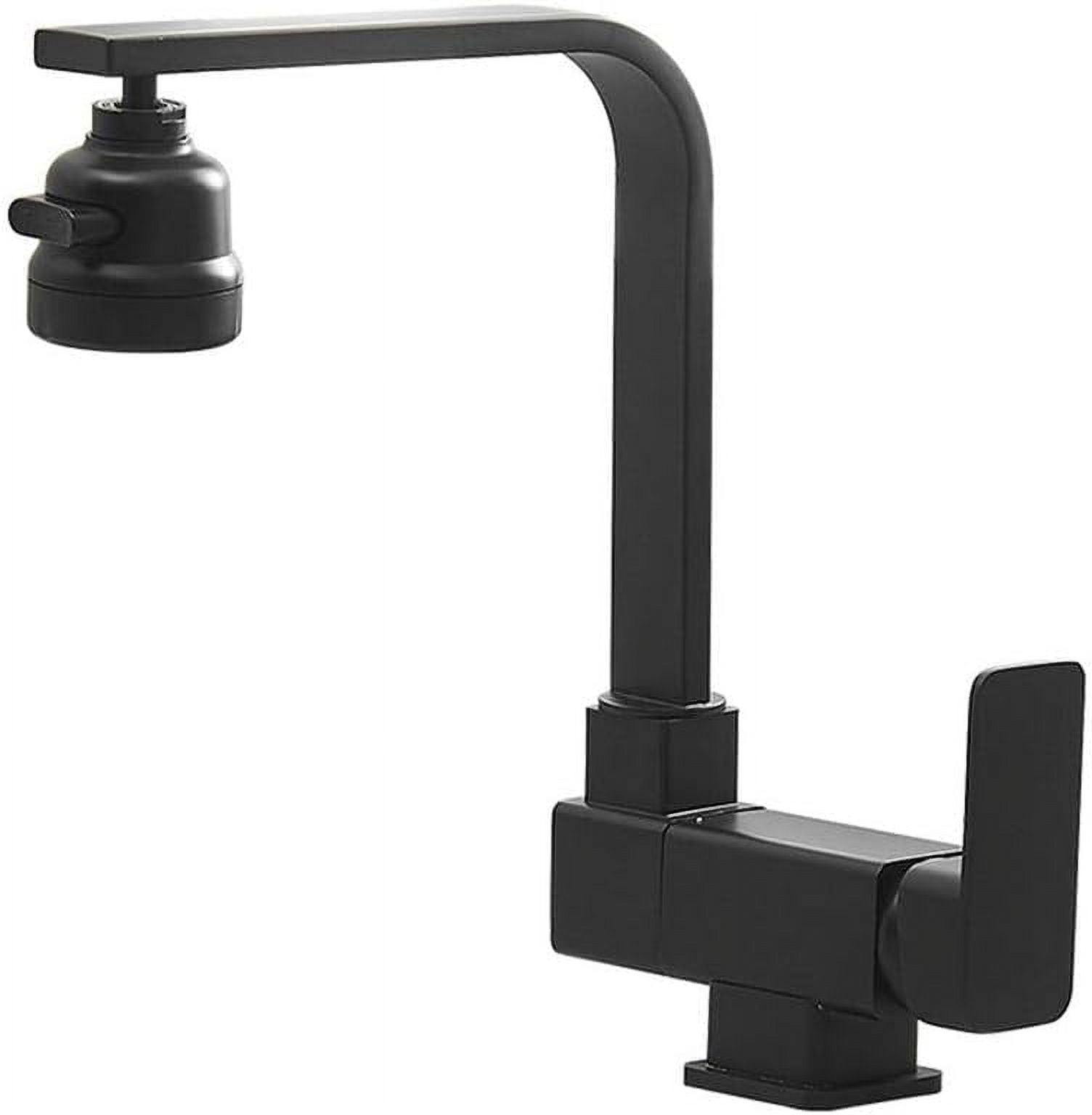 Folding Kitchen Faucets Inner Window Black Brass Kitchen Sink Hot and ...