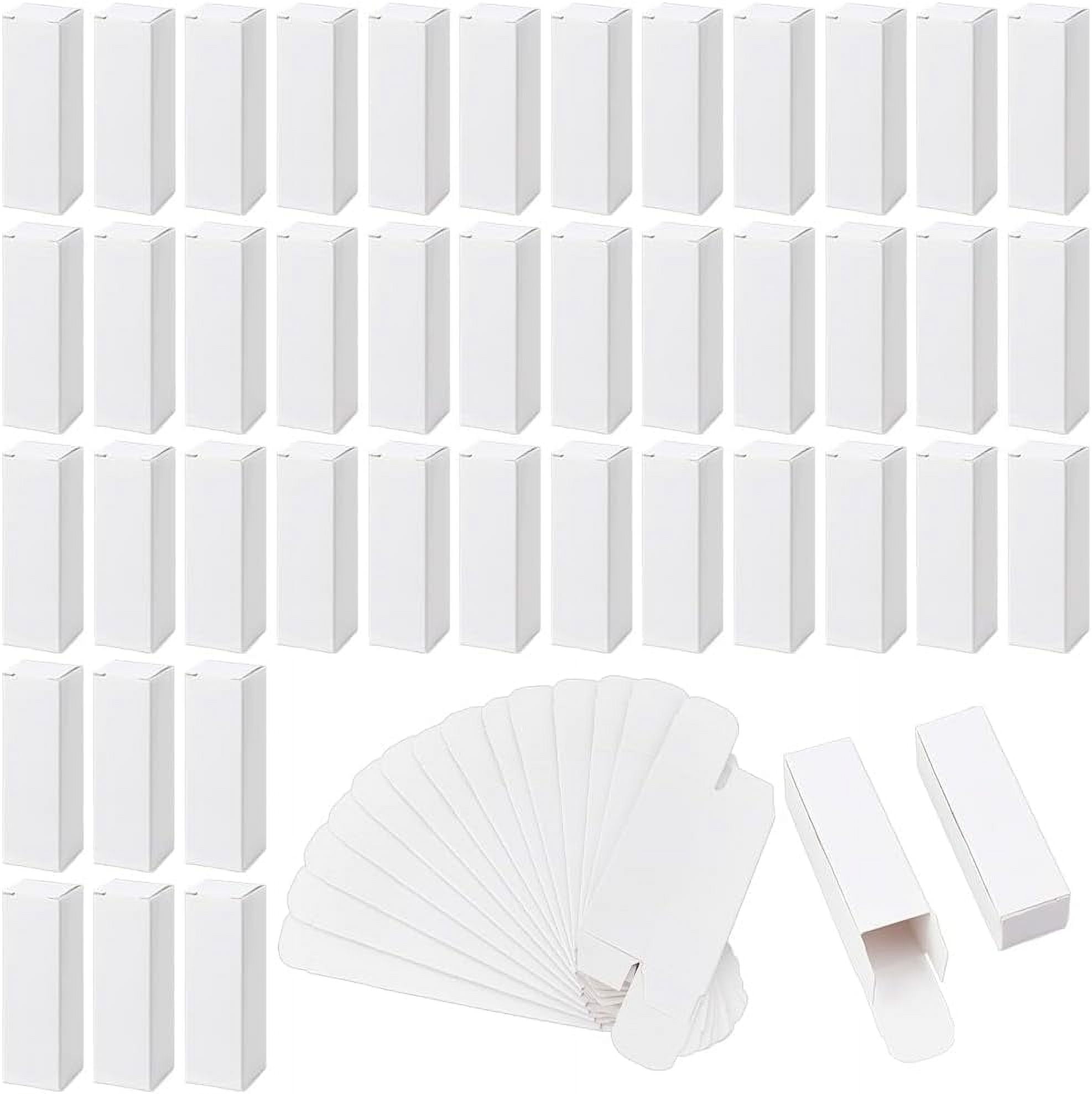 Folding Kraft Paper Lipstick Packaging Boxes Rectangle White Finished ...