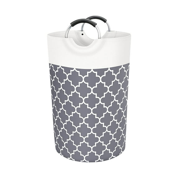 Folding Lantern Printing Dirty Cloth Basket Large Capacity Fabric ...