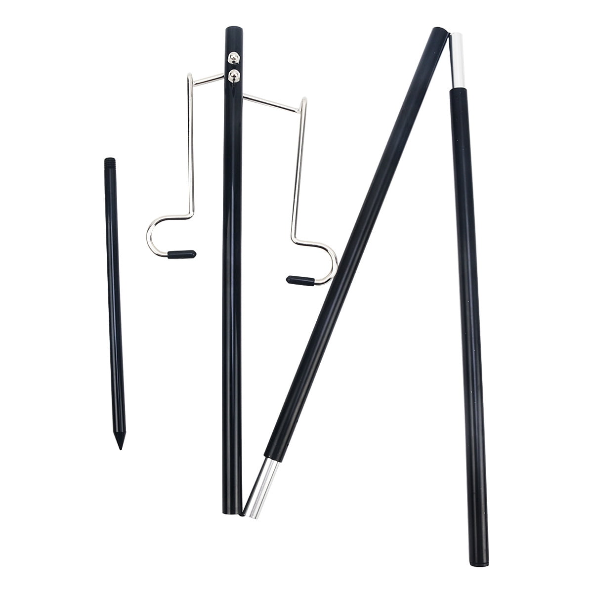 Folding Lantern Stand Pole Portable Lamp Stand Hook Collapasible Light ...