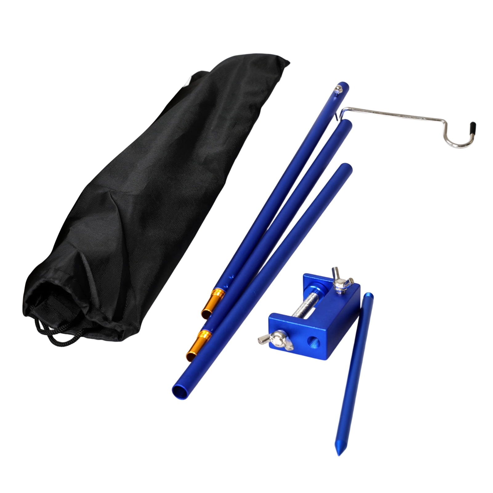 Folding Lantern Stand Pole Portable Lamp Stand Hook Collapasible Light ...