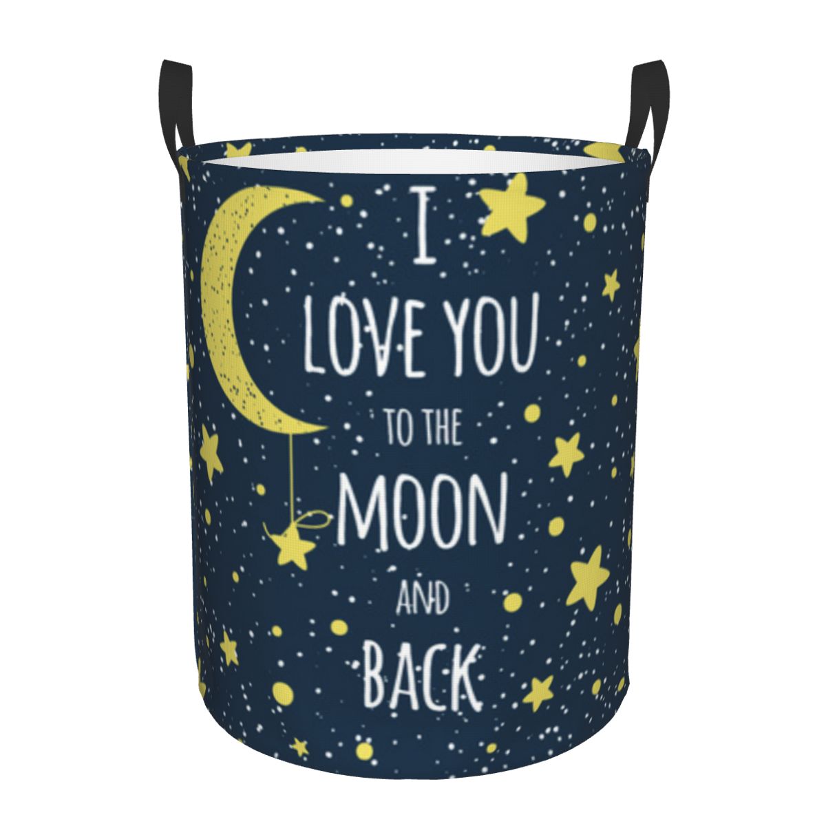 Folding Laundry Basket I Love You To The Moon Moon Sky Dirty Clothes ...