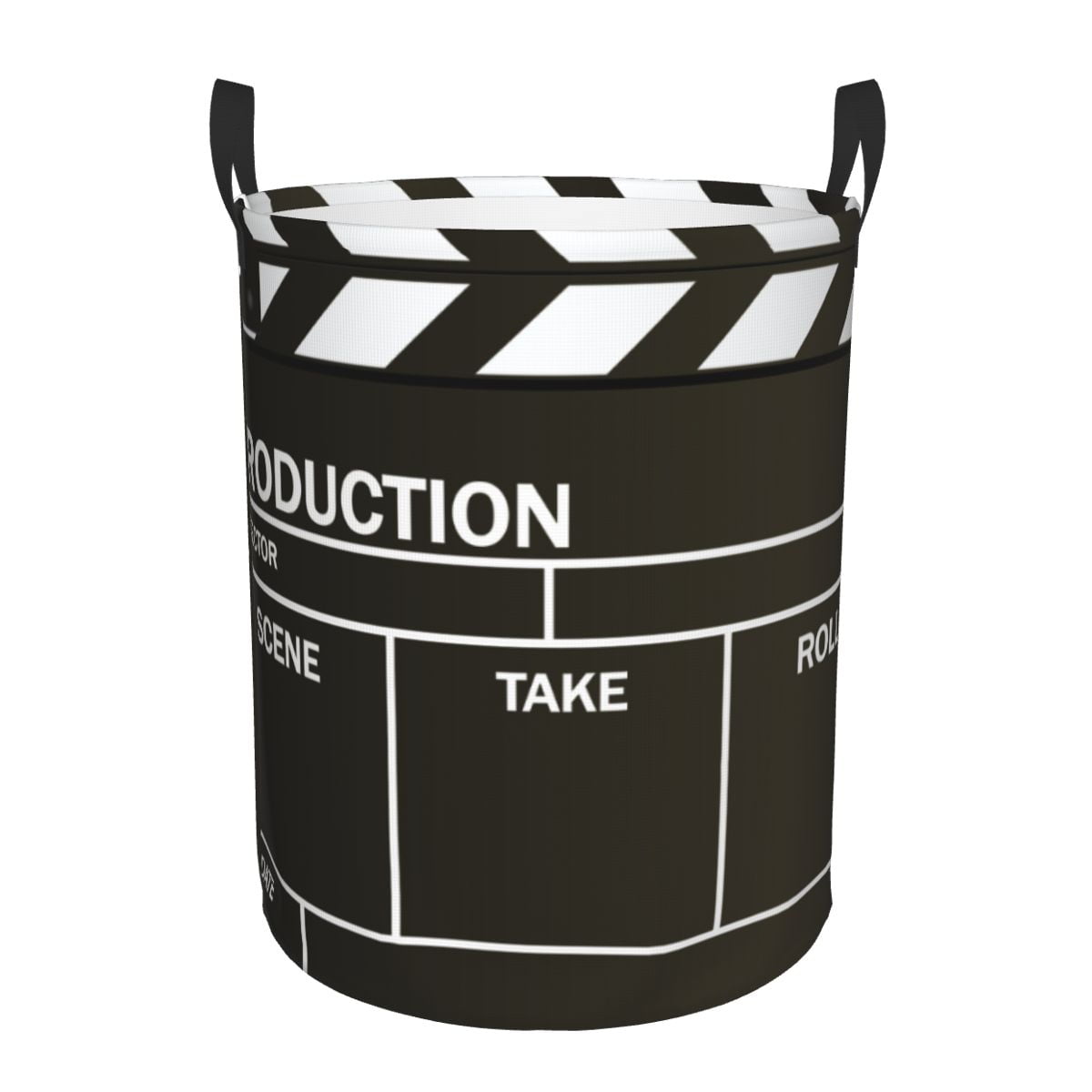 Folding Laundry Basket Movie Clapper Board Dirty Clothes Storage Bucket ...