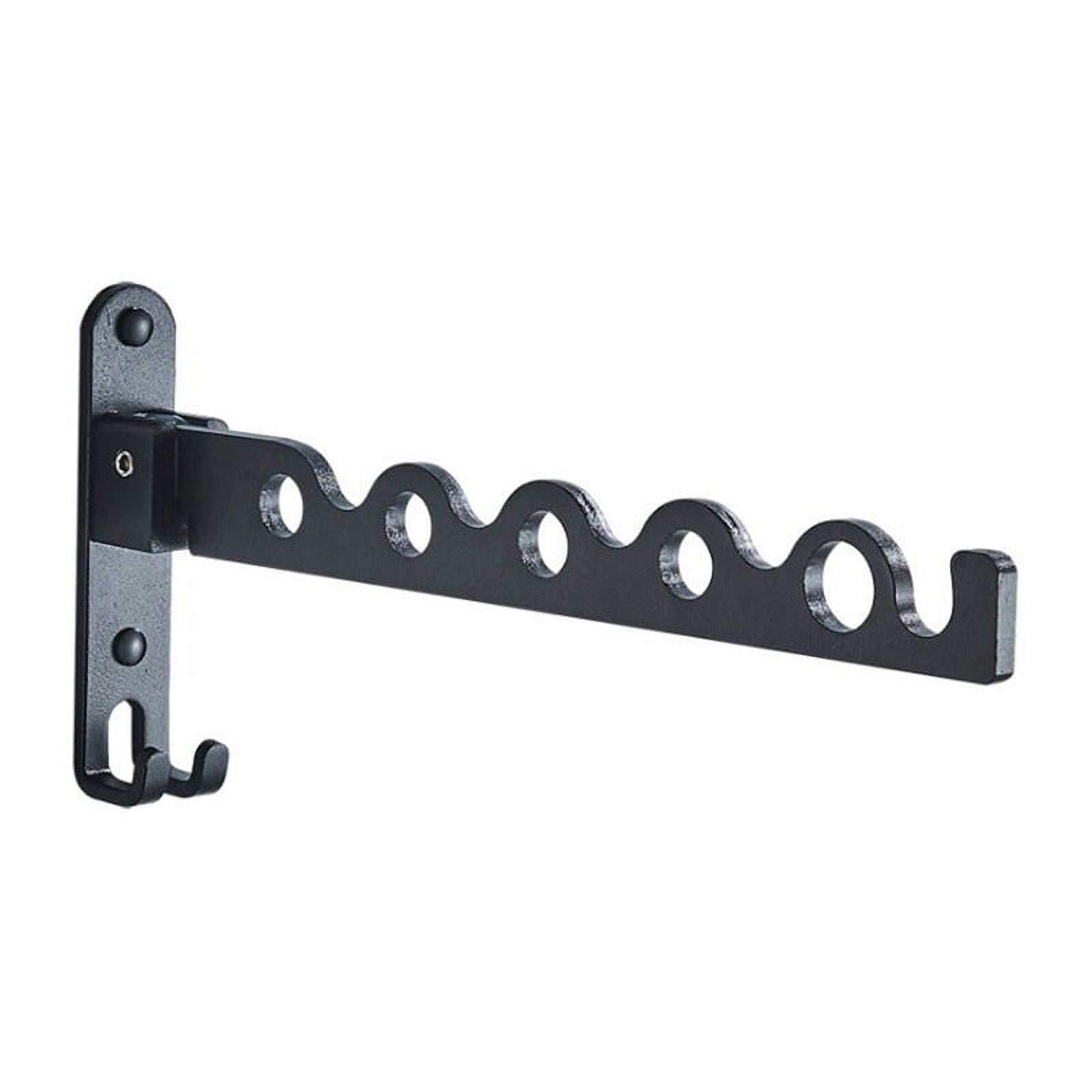 Folding Laundry Organizer, Retractable Wall-Mounted Coat Hanger ...