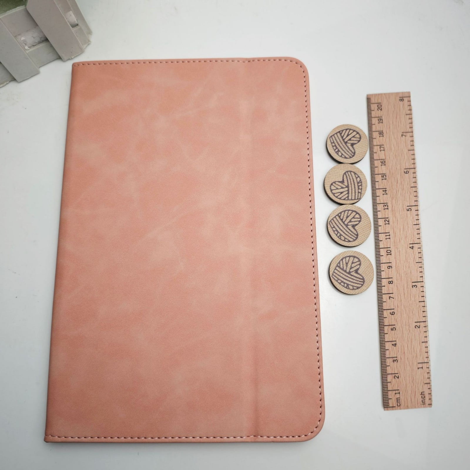 Folding Leather Knitting Chart Organizer - Portable Craft Project Tool ...
