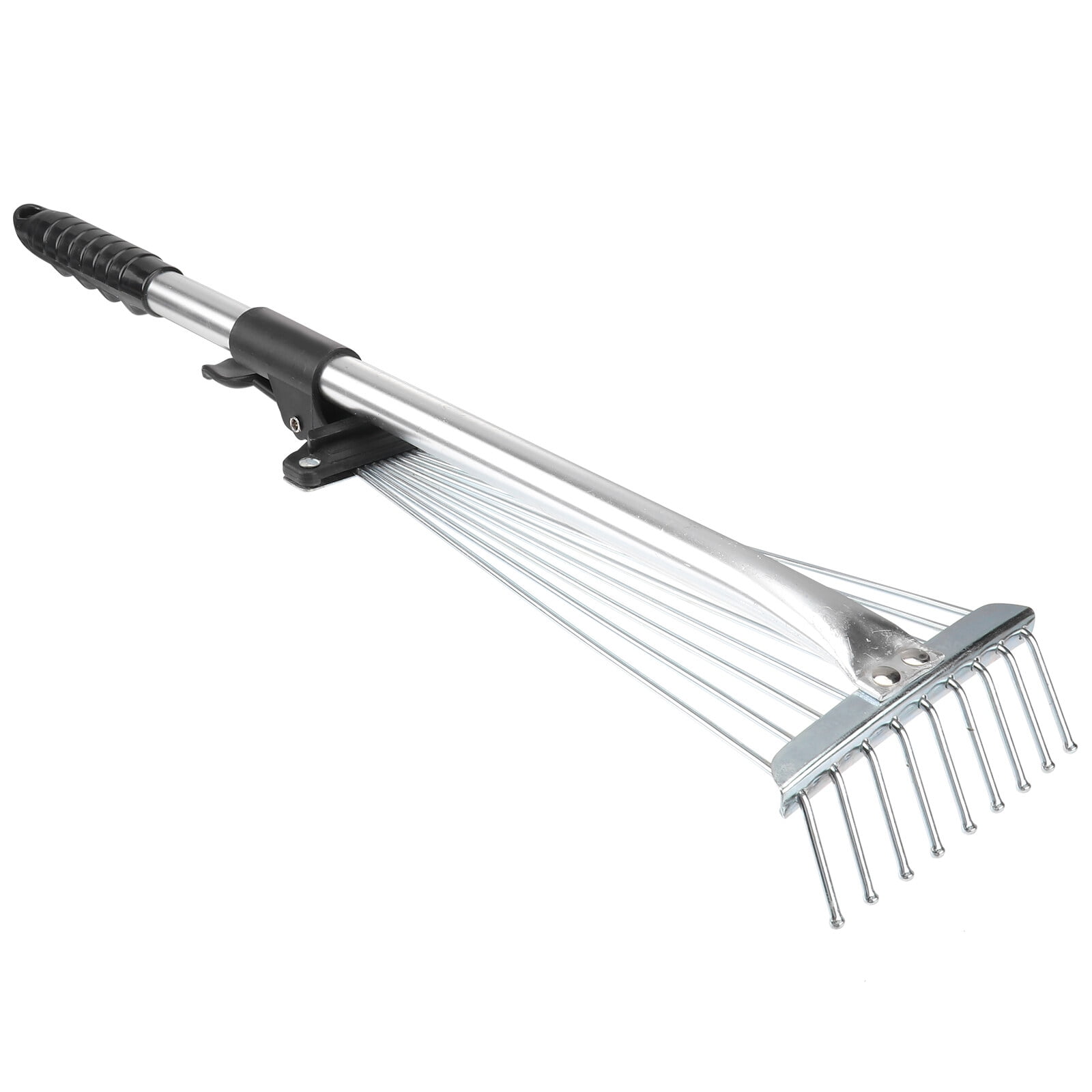 Folding Leaves Rake Steel Wire Leaf and Debris Cleaner Travel - Walmart.com