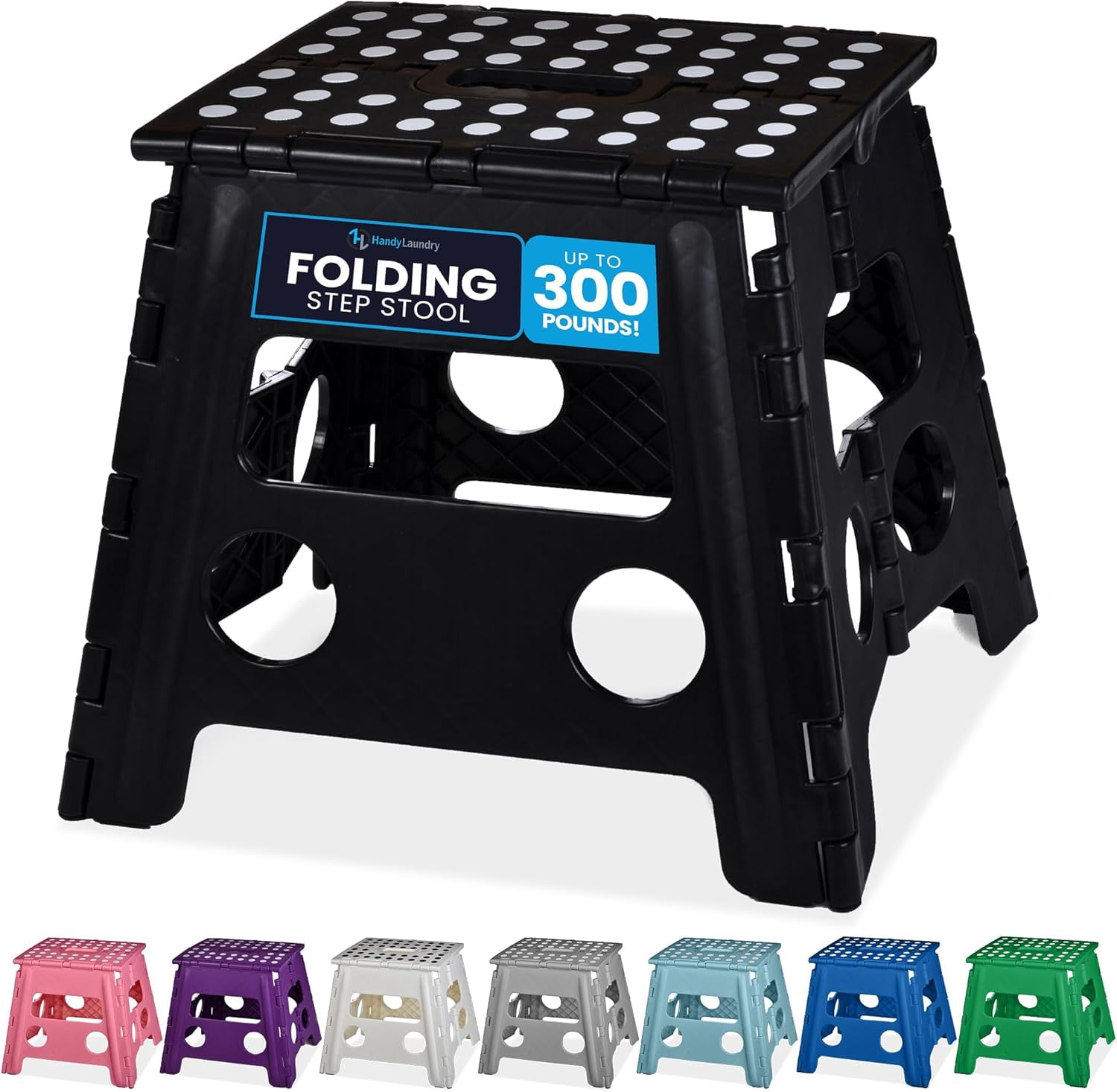 Folding Lightweight Step Stool is Sturdy Enough to Support Adults and ...