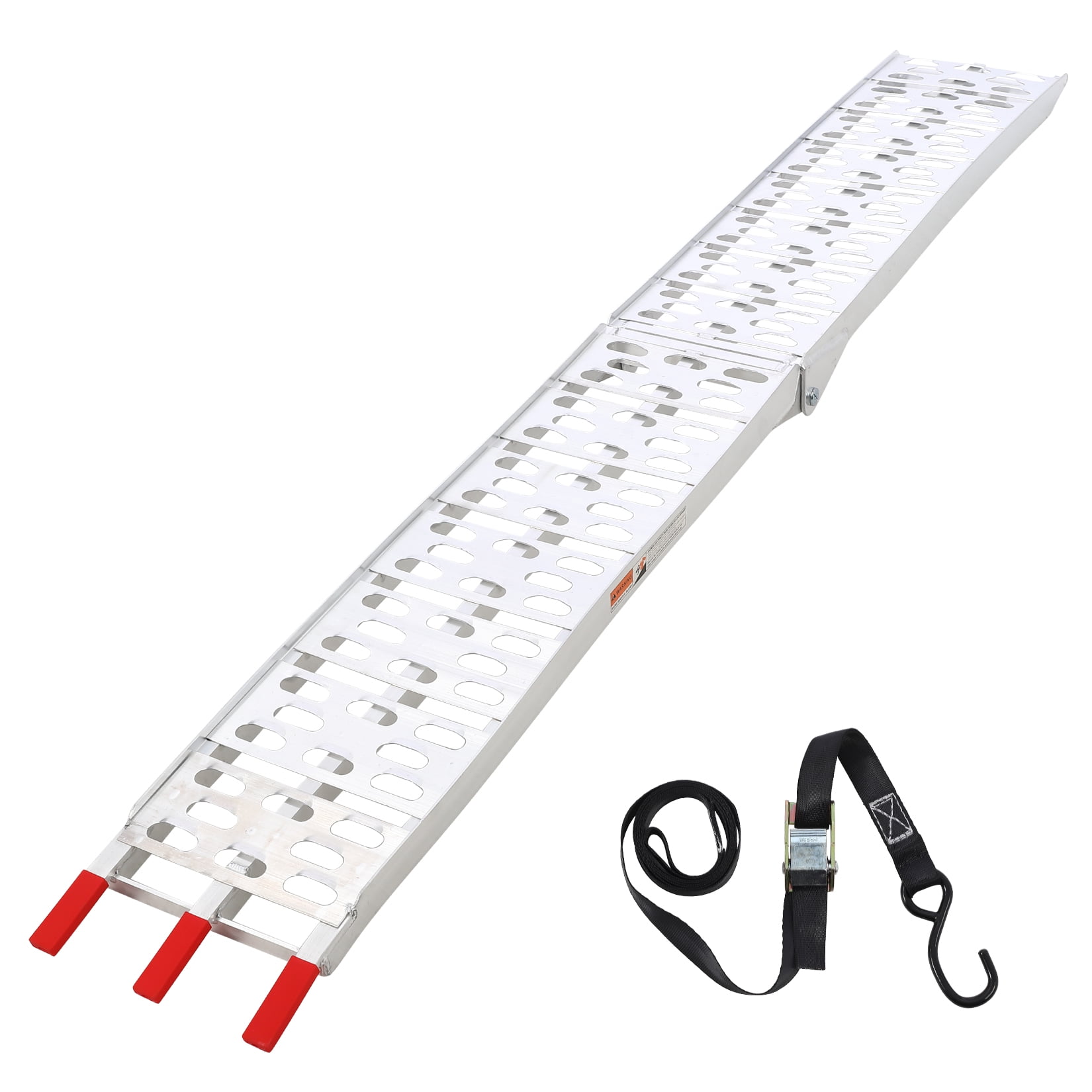 Folding Loading Ramp, 750 lbs Capacity, Aluminum Portable ATV UTV Ramp ...