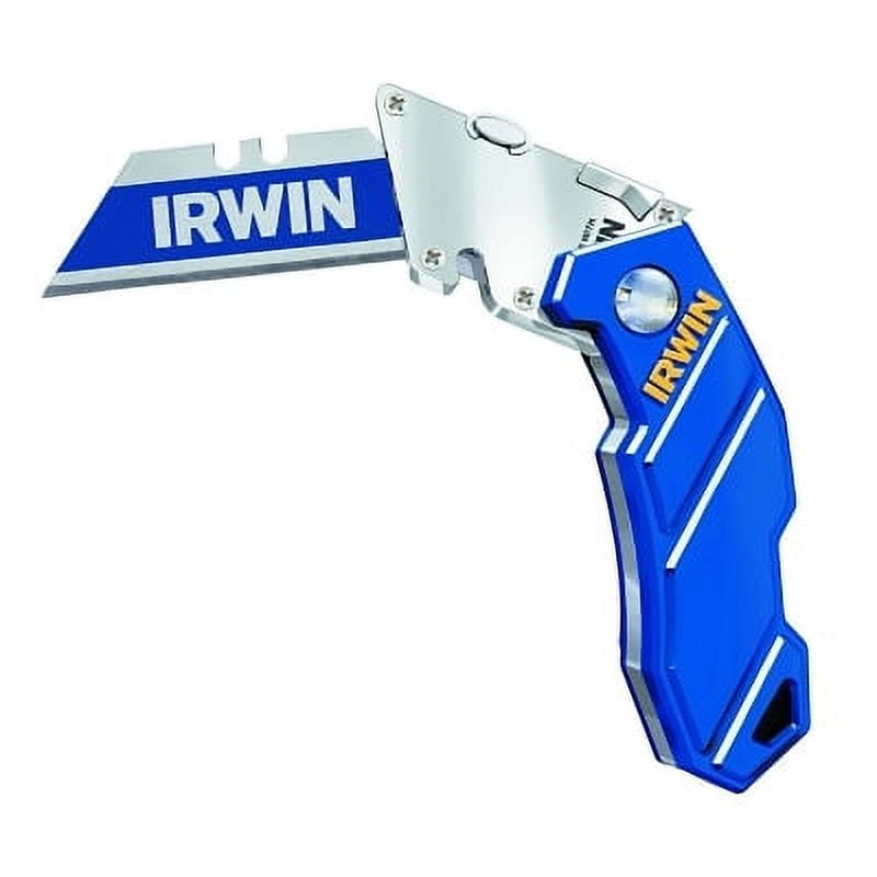 Folding Lockback Utility Knife, 5-3/4 In Length, Stainless Steel ...