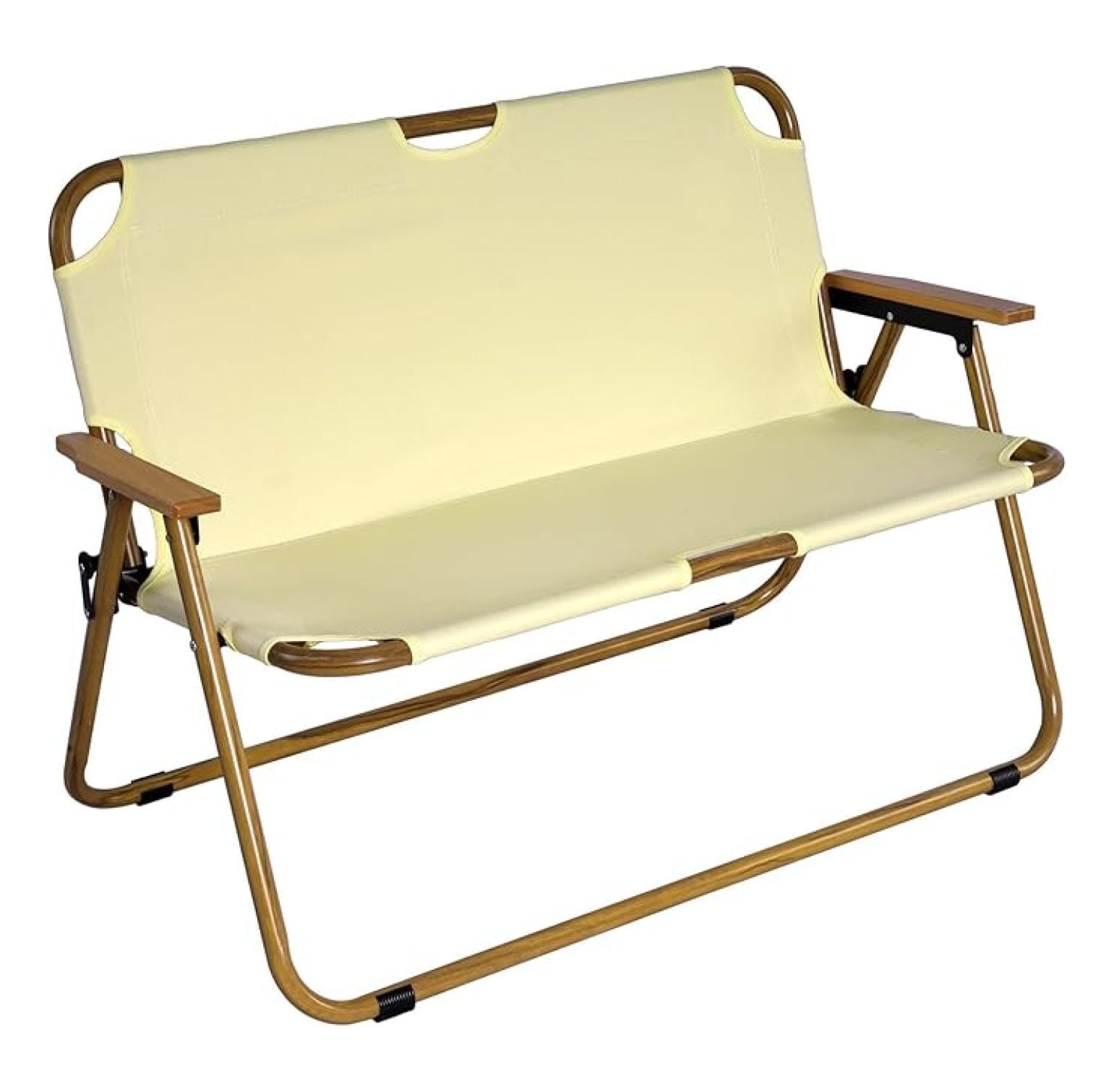 Folding Loveseat Camping Chair for 2 Person Double Seat Outdoor ...