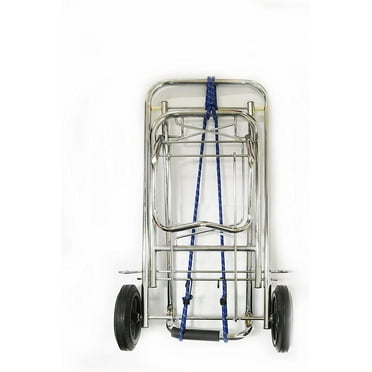 ZENSTYLE Folding Aluminium Cart Luggage Trolley 170lbs Hand Truck with ...