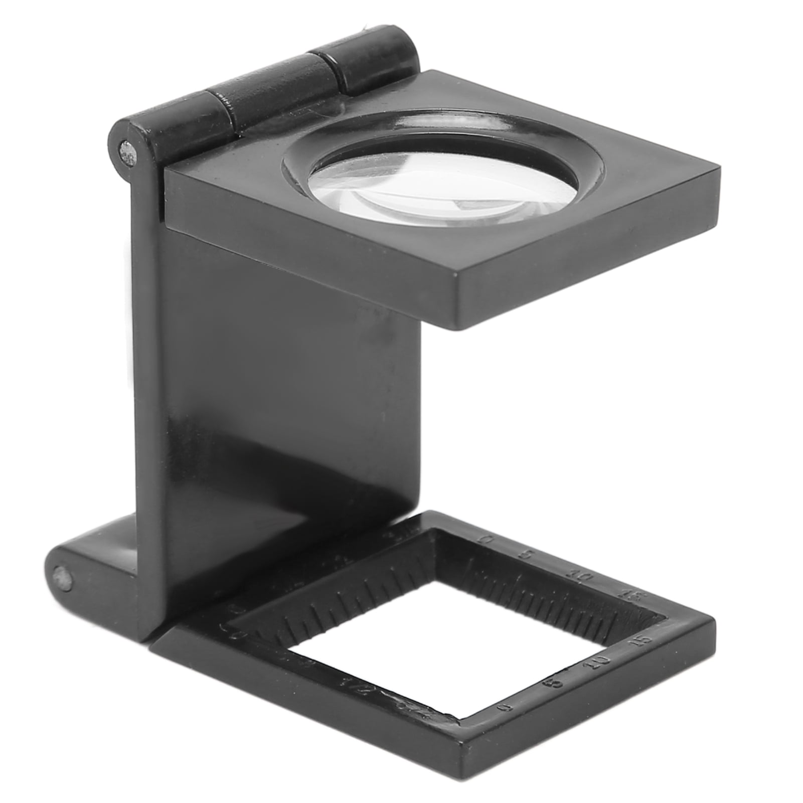 Folding Magnifying Glass 3 Folds 10X Optical Glass Lens Small Pocket ...