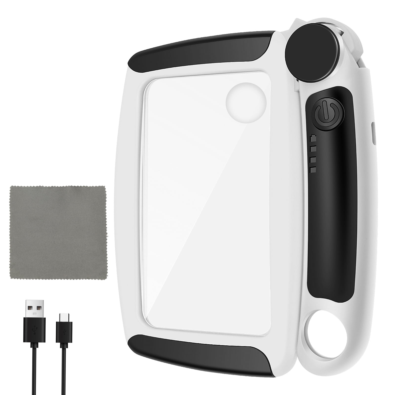 Folding Magnifying Glass Clear Adjustable Magnifying Glass with Light ...