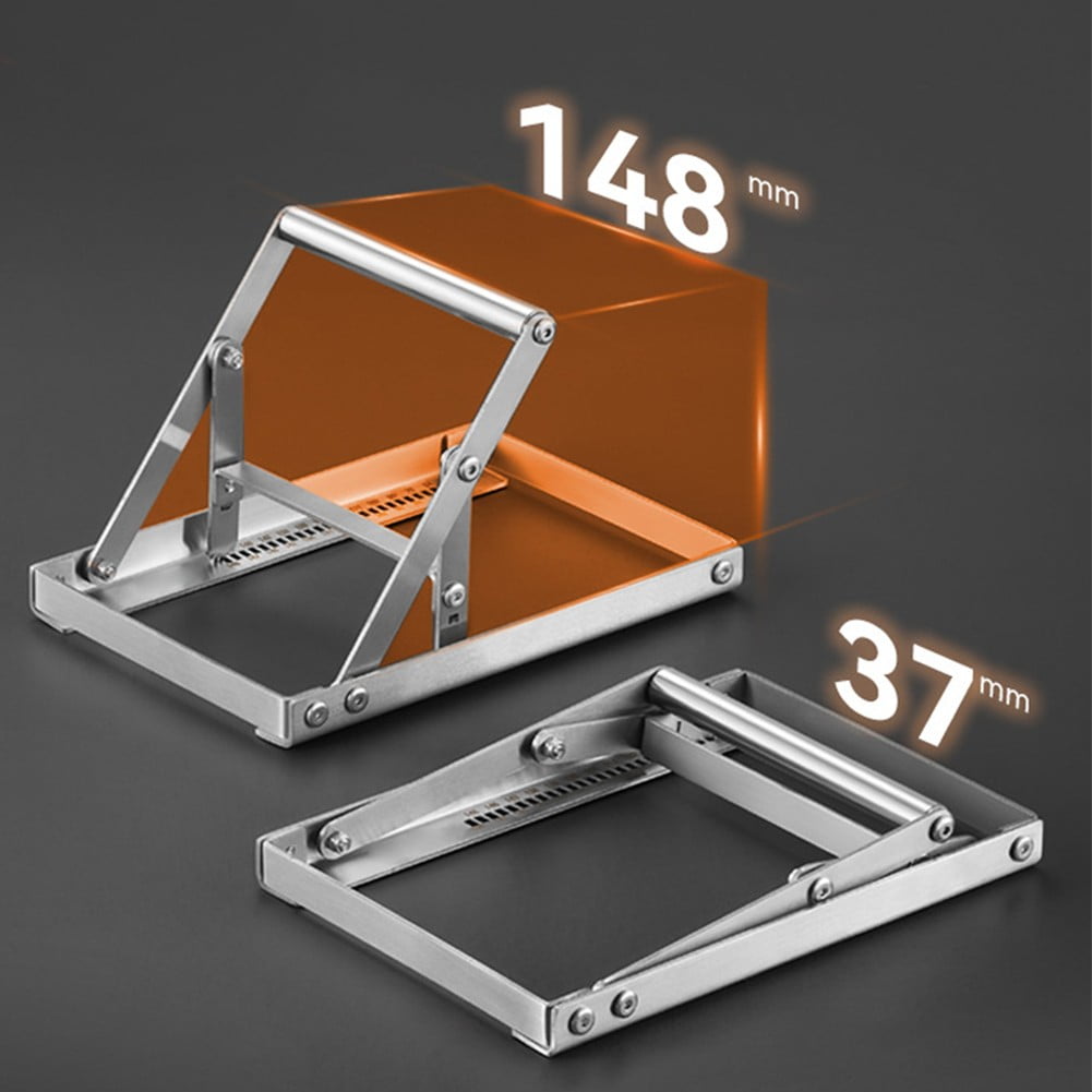 Folding Metal Support Stand Foldable Portable Sturdy Metal Shelf ...