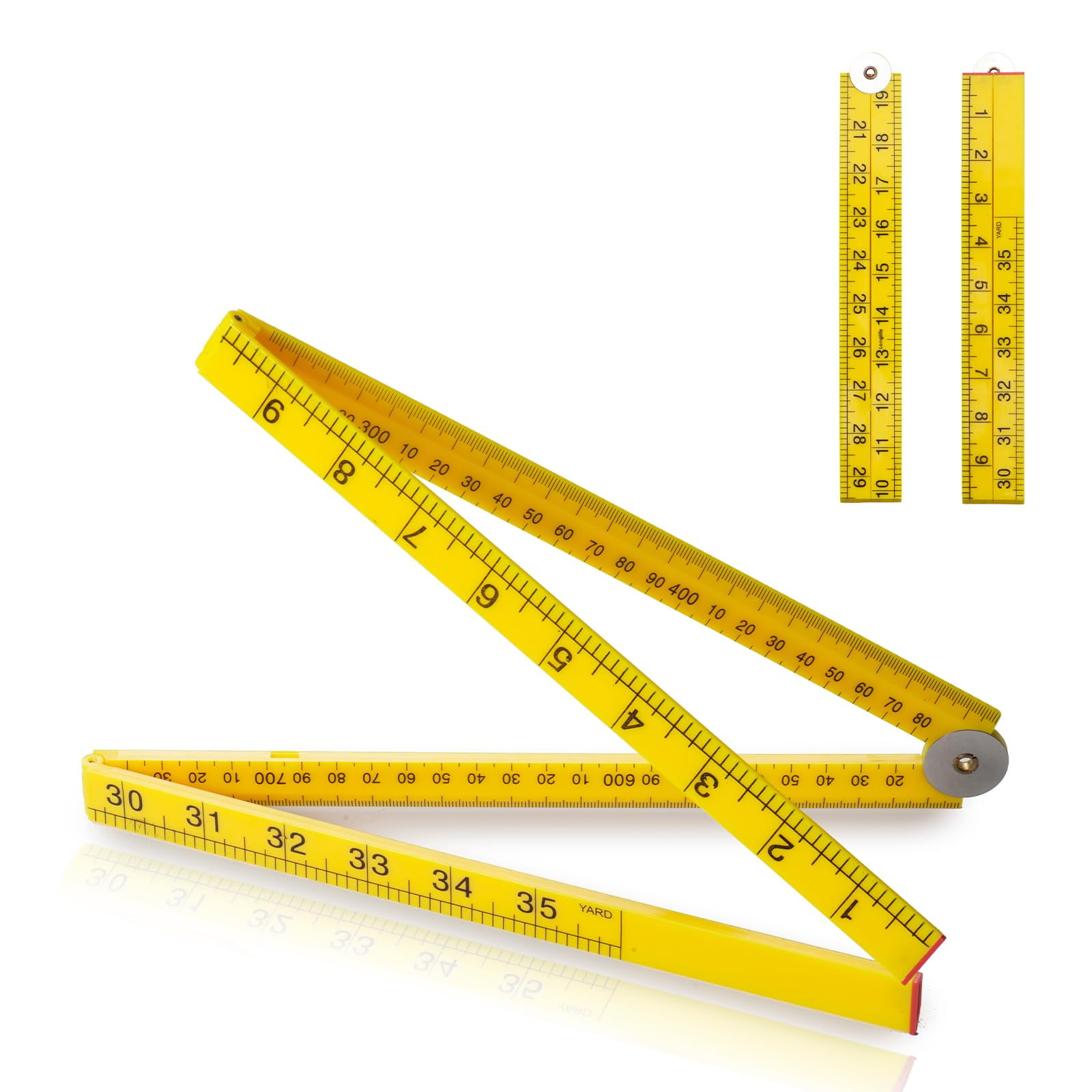 Folding Meter Stick - Measure in Inches, Centimeters, Millimeters, and ...