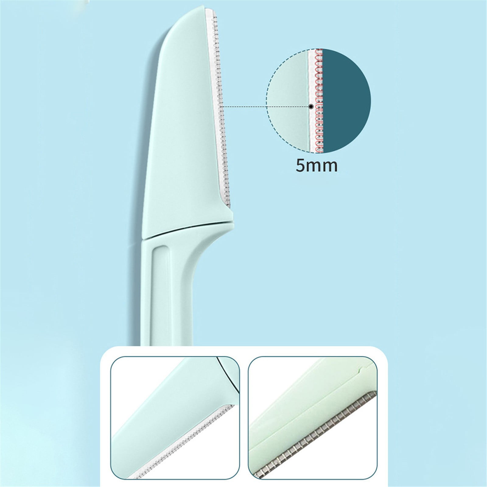 Folding Multi Purpose Facial Hair Remover Multi Functional Exfoliating ...