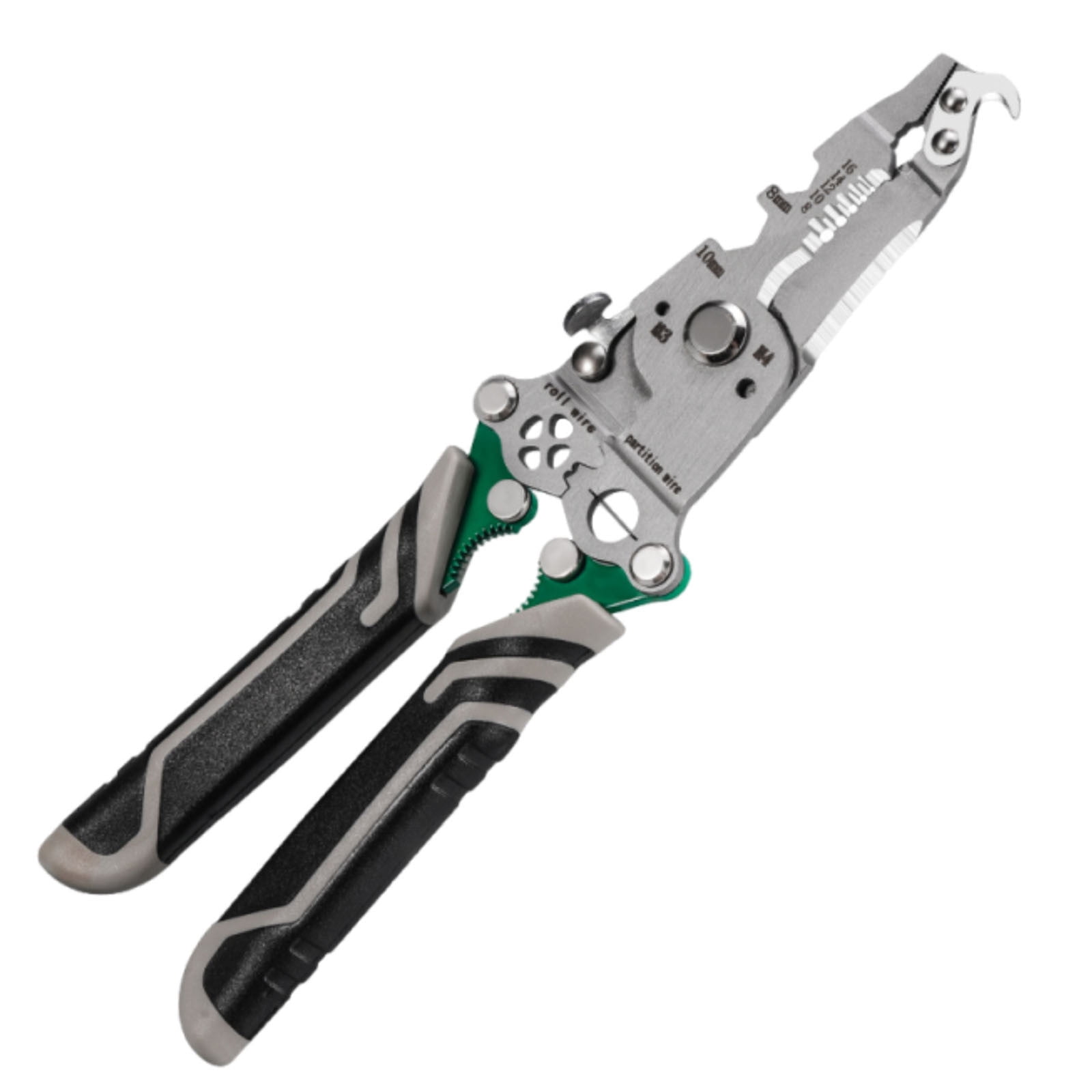 Folding Multitool Wire Stripper - Electrician's Cable Cutter Crimper ...