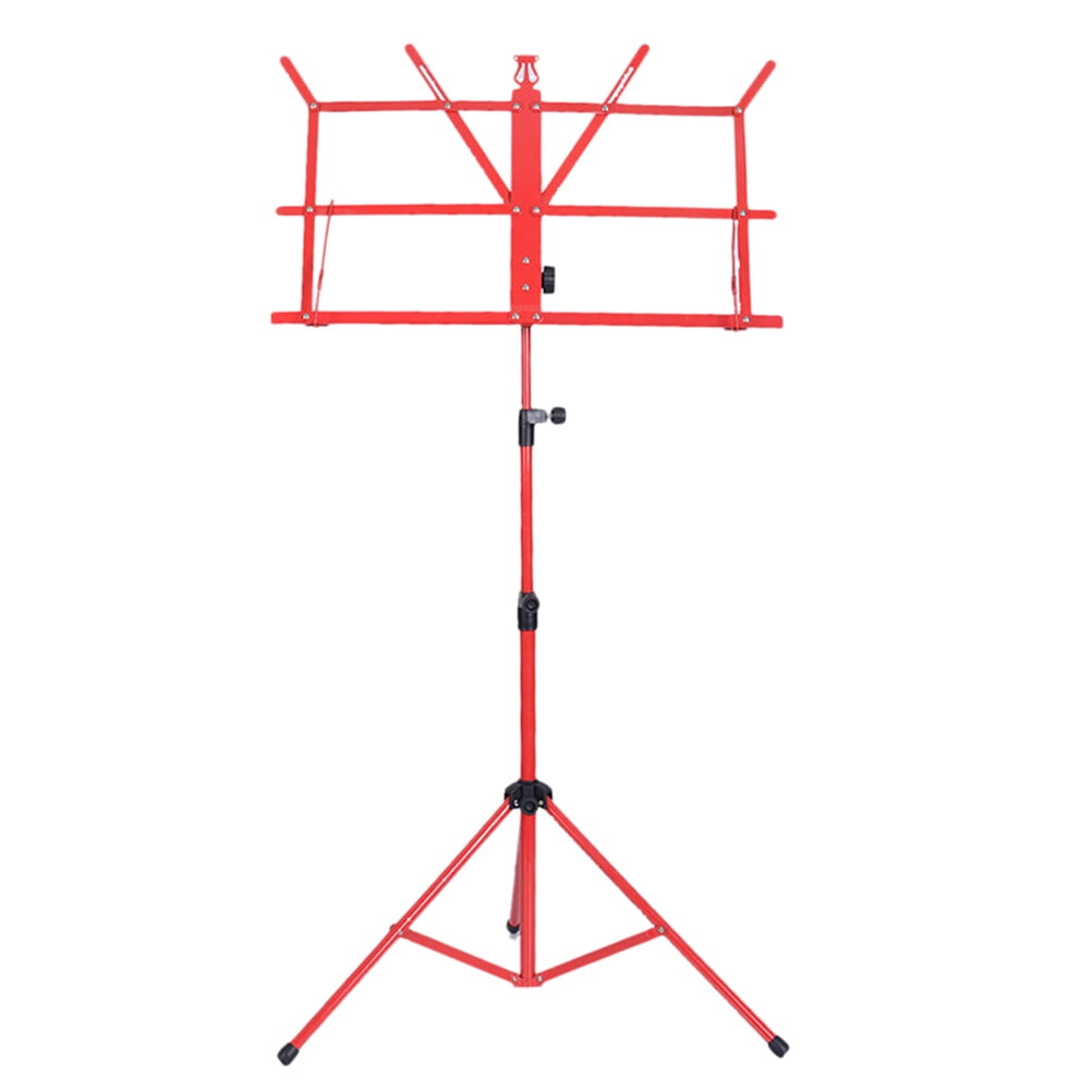 Folding Music Sheet Tripod Stand Metal Music Stand Holder for Carrying ...