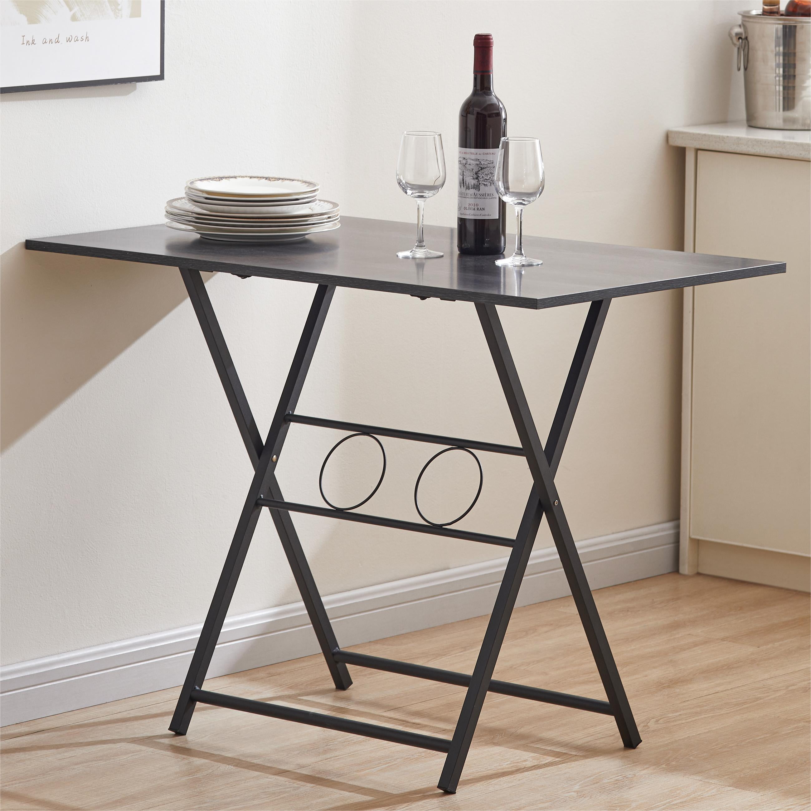 Folding Office Table, Small Computer Table Foldable Desk for Small ...