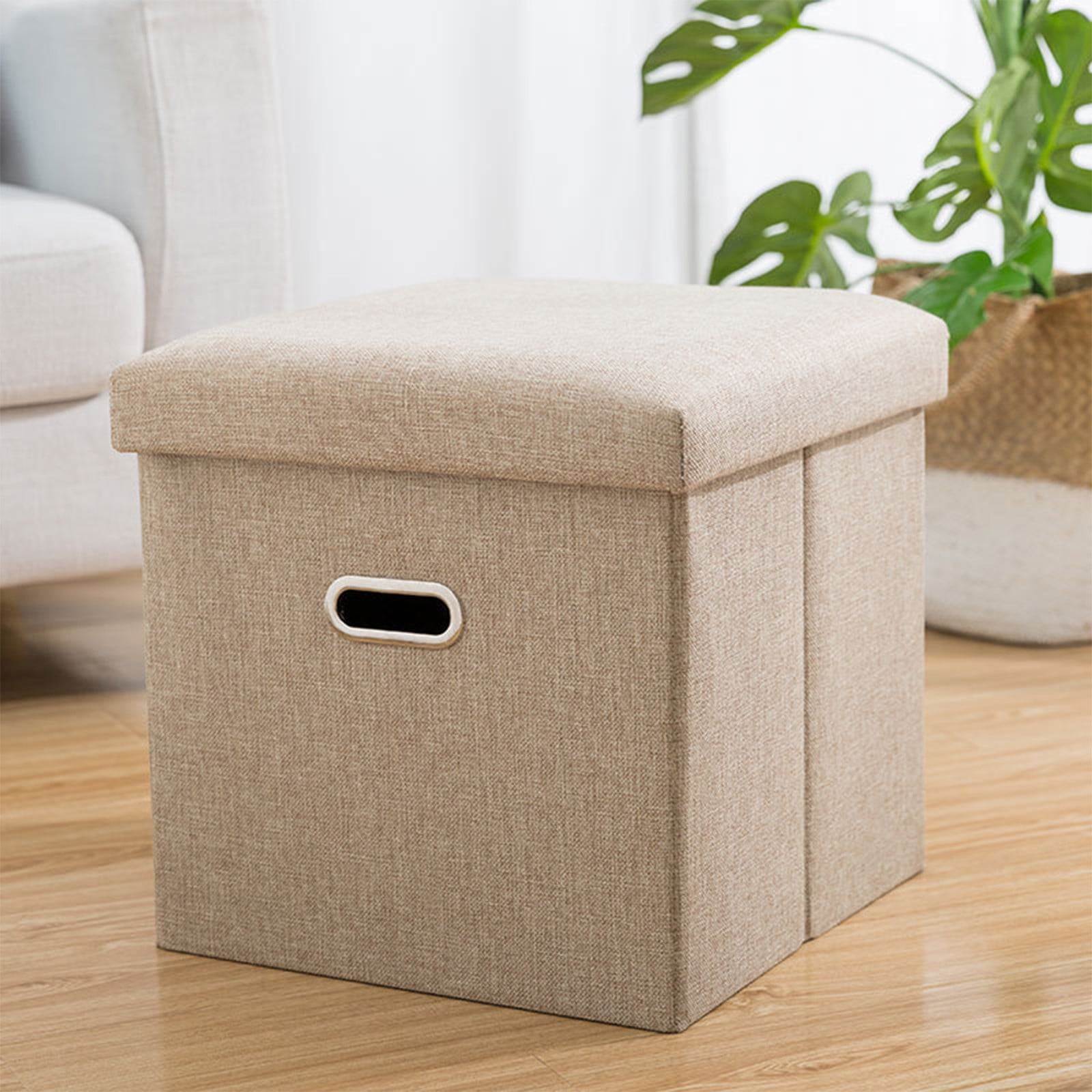 Folding Ottoman with Storage Capacity and Seating Function for Living ...