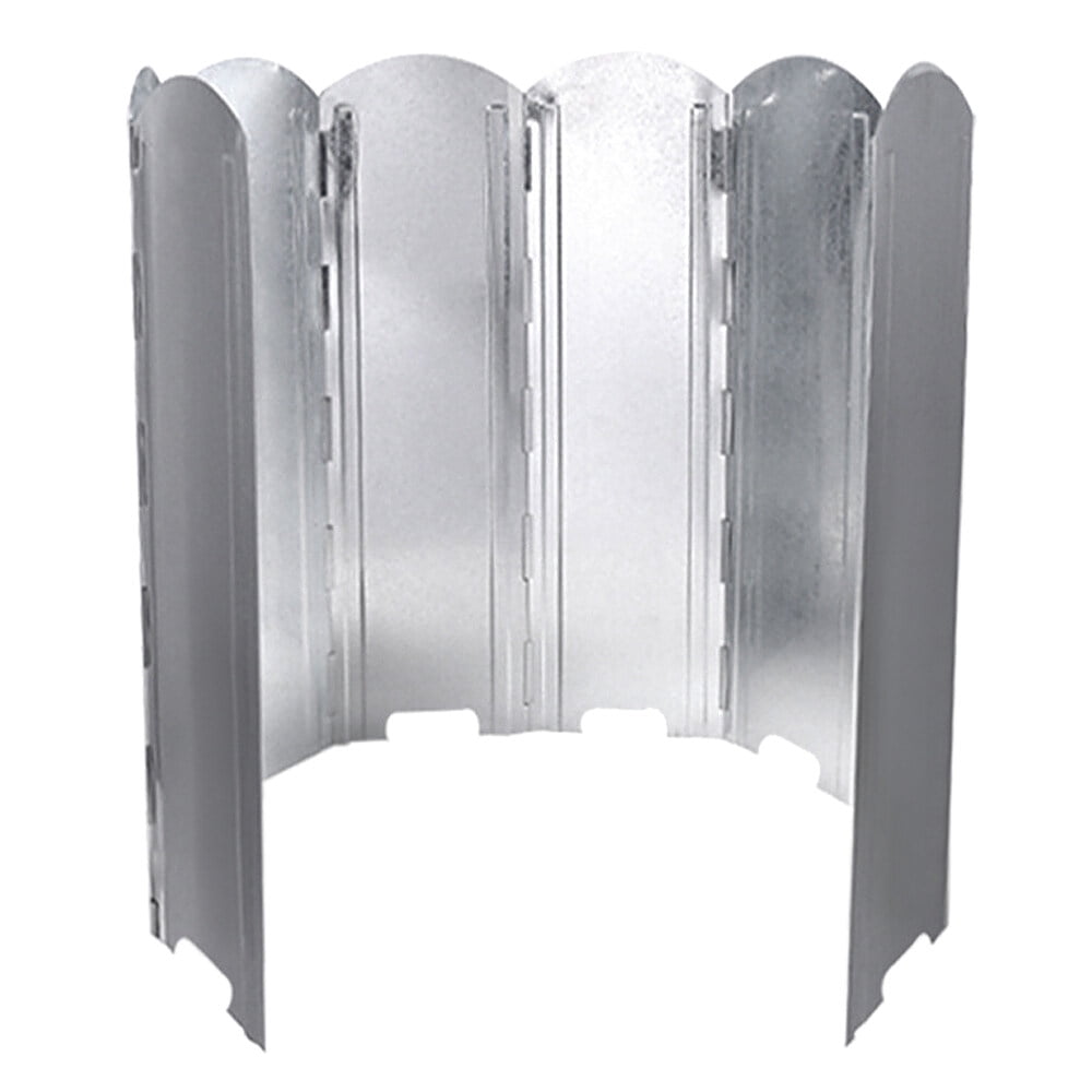 Folding Outdoor Stove Windscreen Camping Stove Wind Screen 8 Plates ...