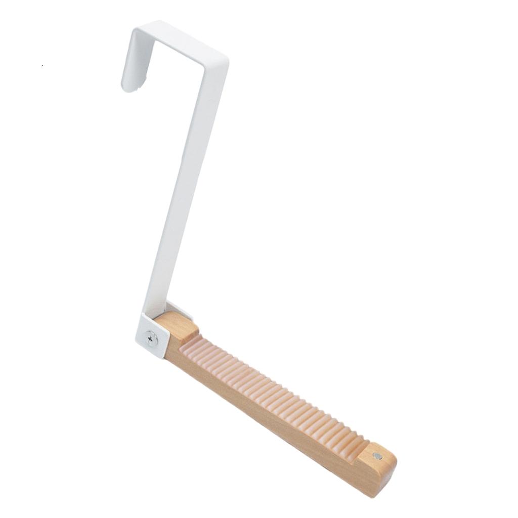 Folding Over The Door Hook Organizers Space Saving Hanging Rack Clothes ...