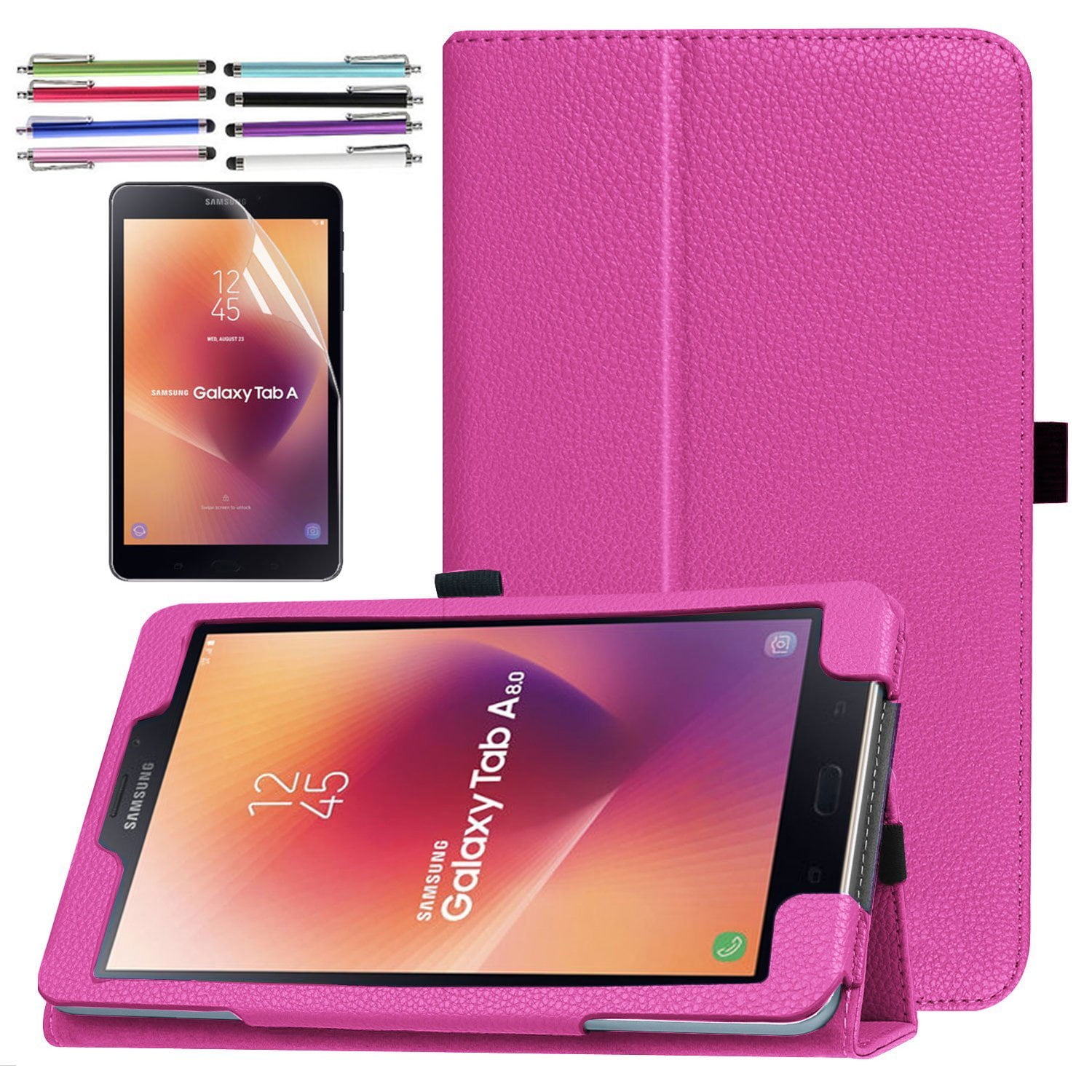Folding Pu Case For Galaxy Tab A 8 0 2017 Epicgadget Premium Pu