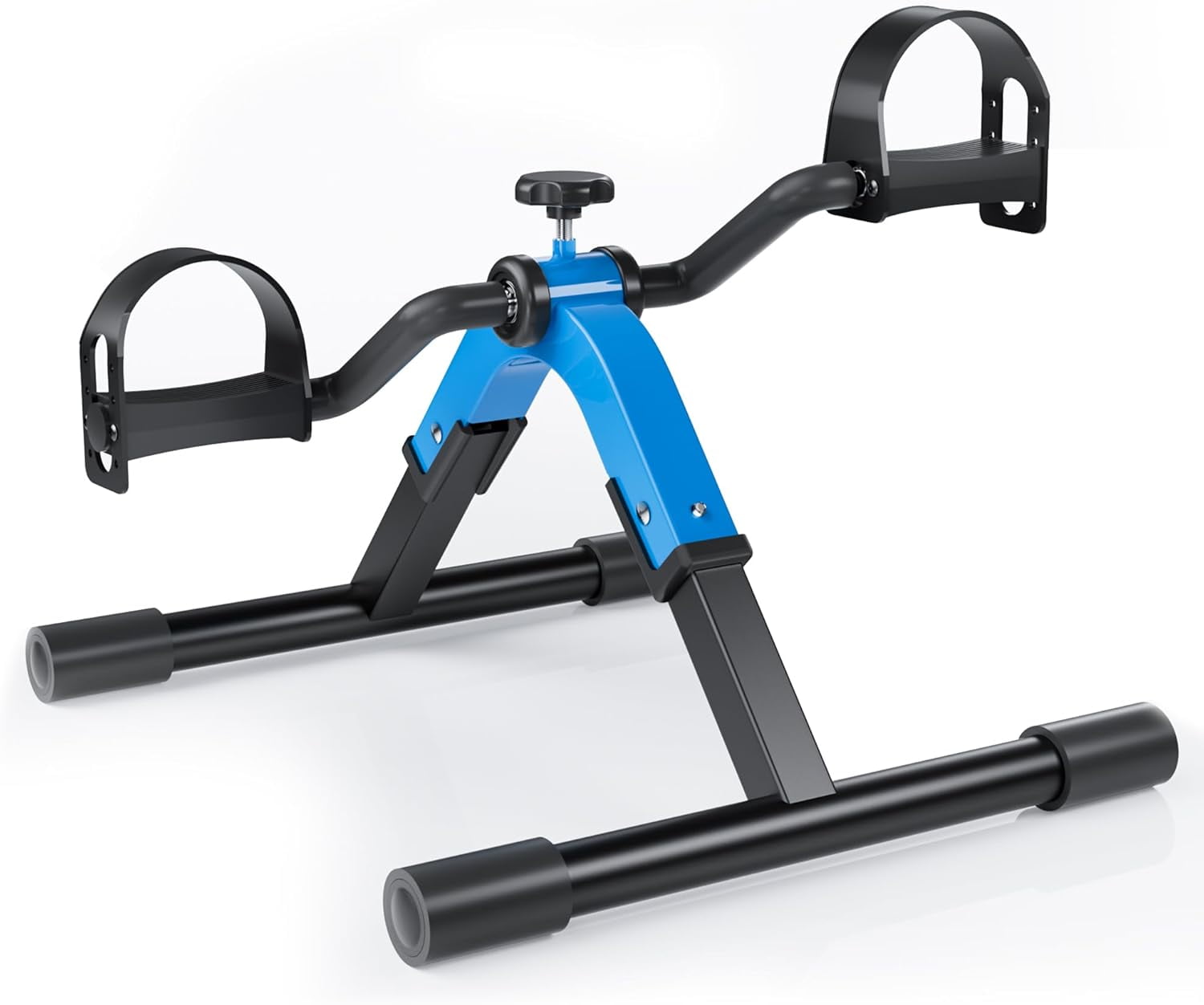 Folding Pedal Exerciser Mini Exercise Bike Under Desk Bike for Arms and ...